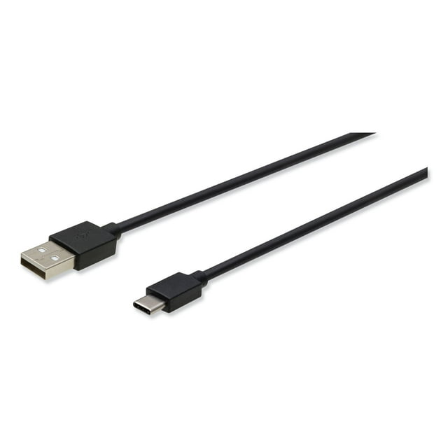 Innovera Usb To Usb C Cable, 10 Ft, Black - Walmart Business Supplies
