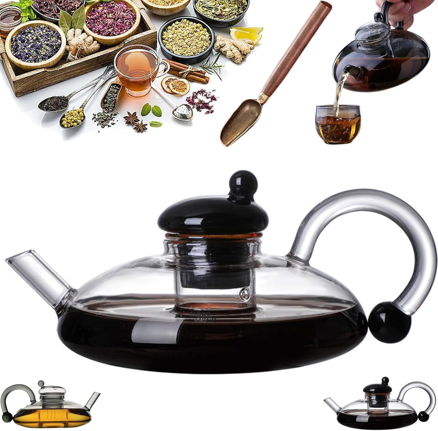 Innovessa - Tea Pot, 2025 New Upgrade 20oz Sereno Filtration Teapot Set ...