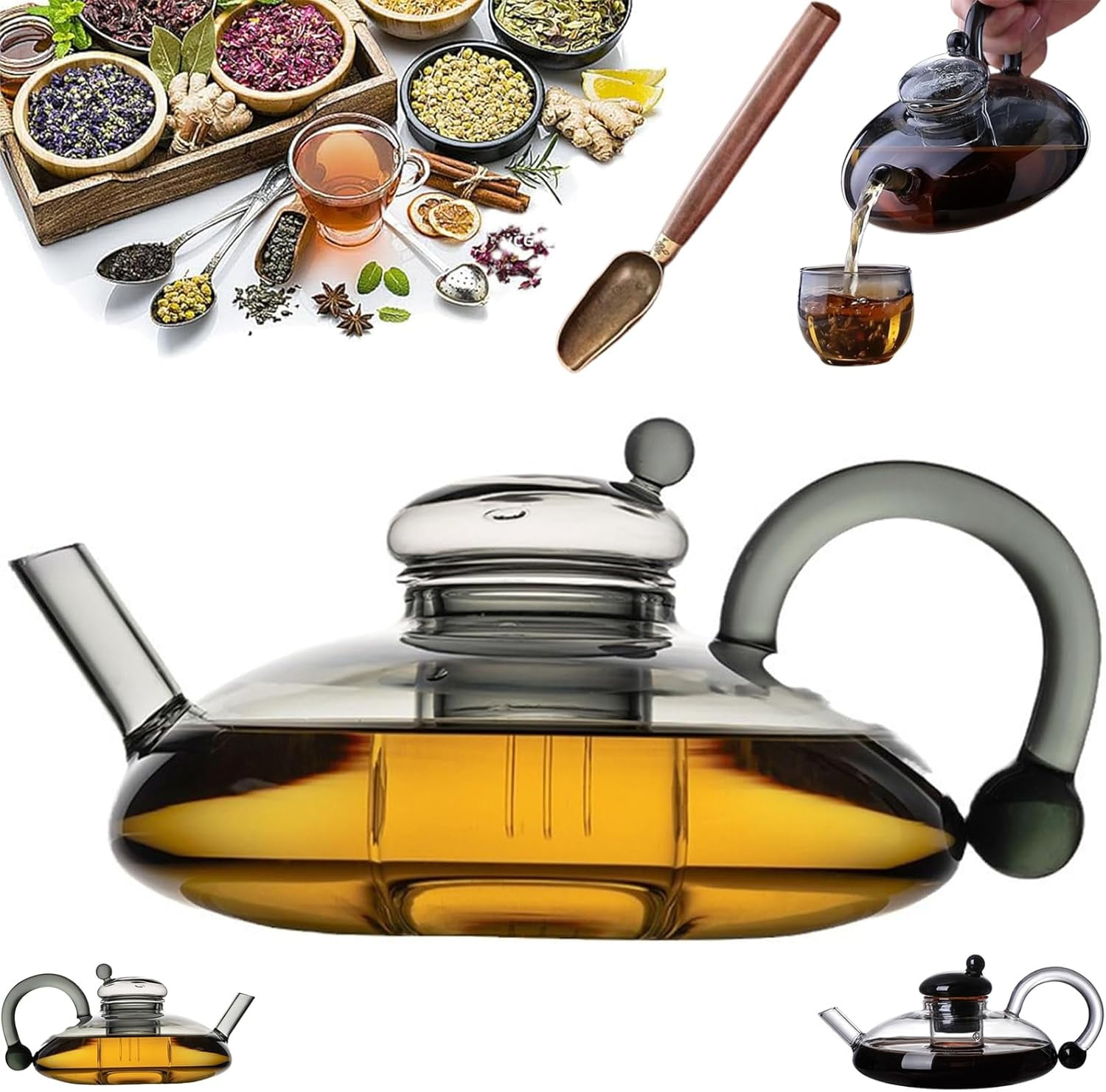 Innovessa - Tea Pot, 2025 New Upgrade 20oz Sereno Filtration Teapot Set ...