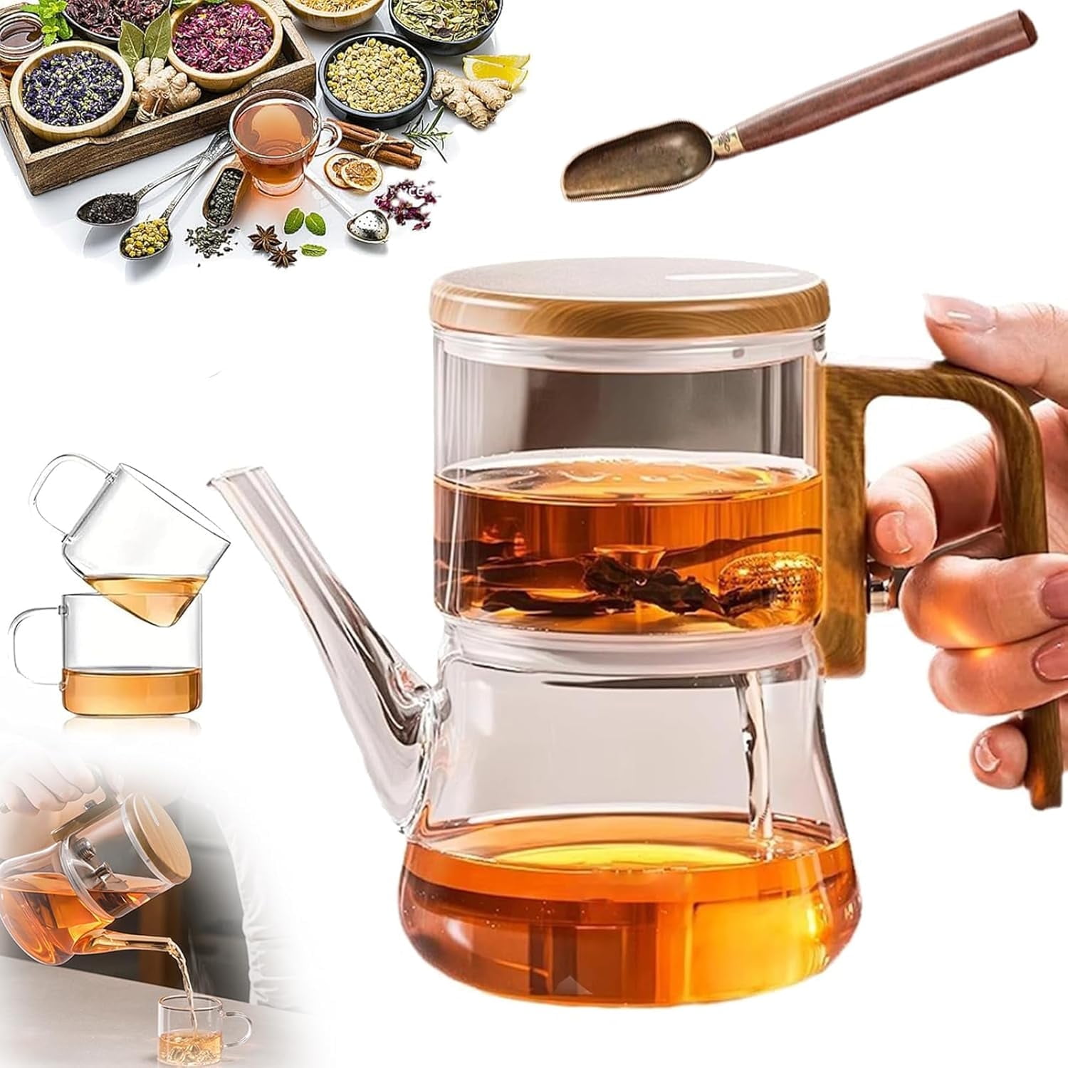 Innovessa - Tea Pot, 2025 New Upgrade Gianixi Borosilicate Glass ...