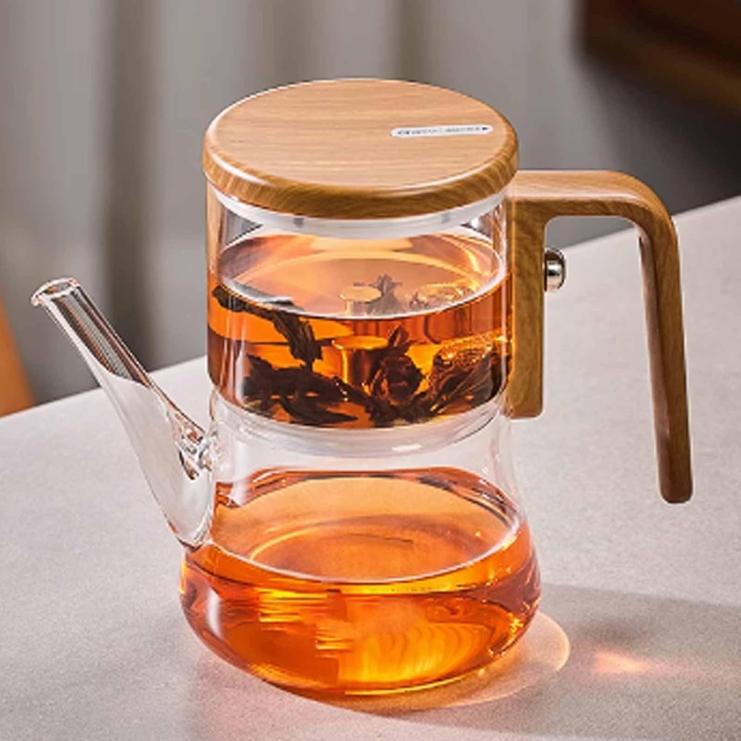 Innovessa Tea Pot, Gianixi Borosilicate Glass Magnetic Teapot, Magic ...