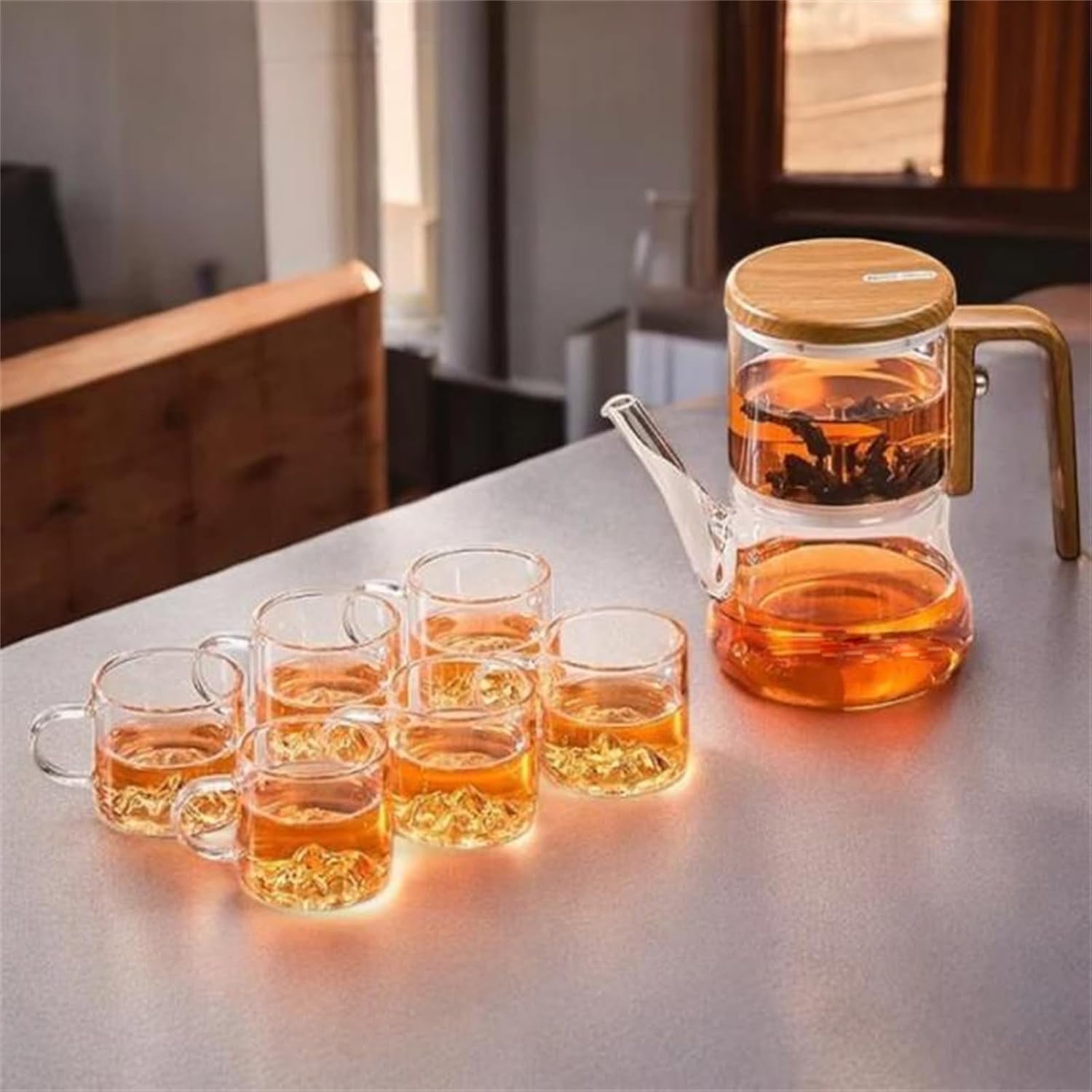 Innovessa Tea Pot, Gianixi Borosilicate Glass Magnetic Teapot, Magic ...