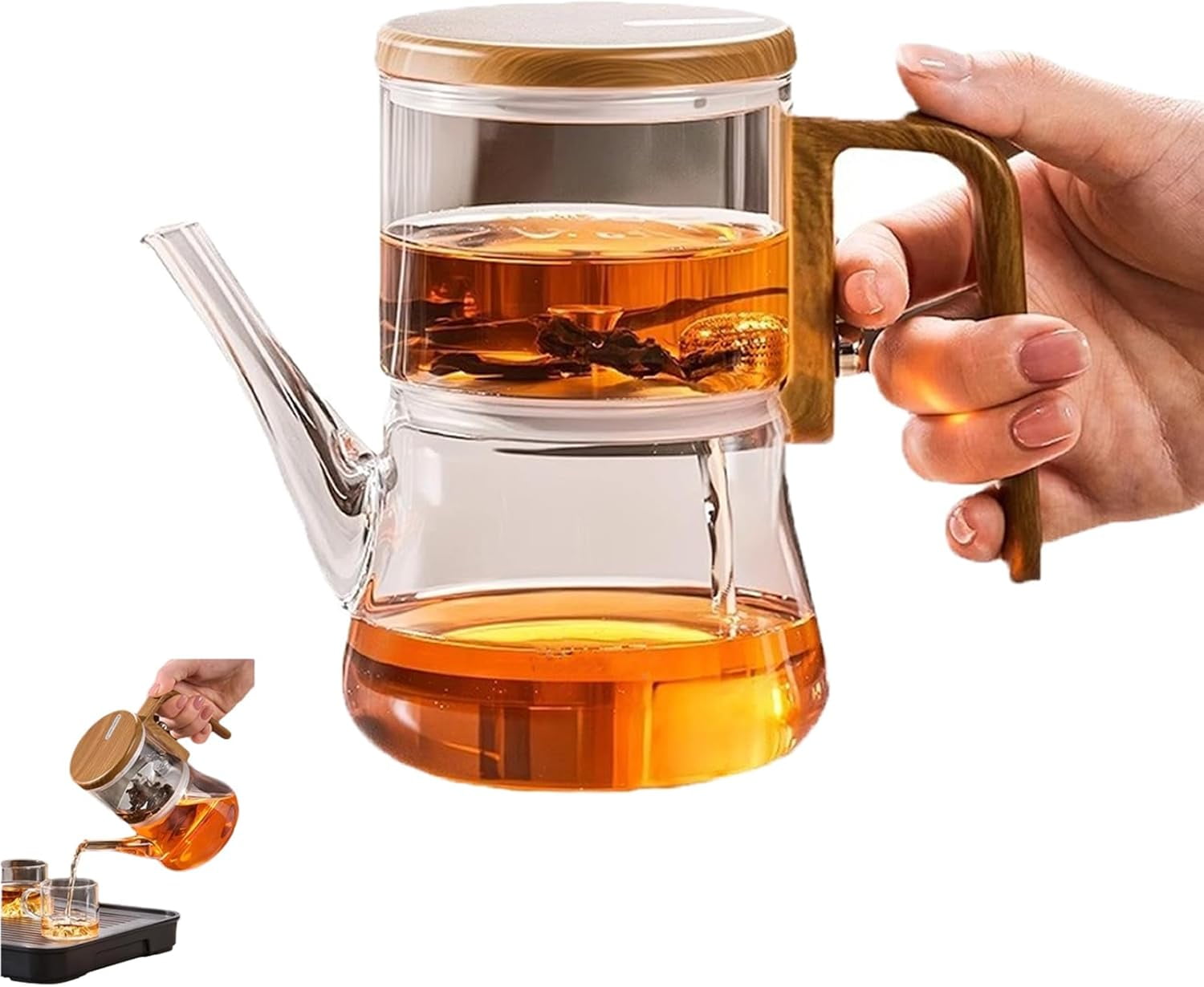 Innovessa Tea Pot, Zahra Magic Teapot, Magnetic Filtration Teapot ...