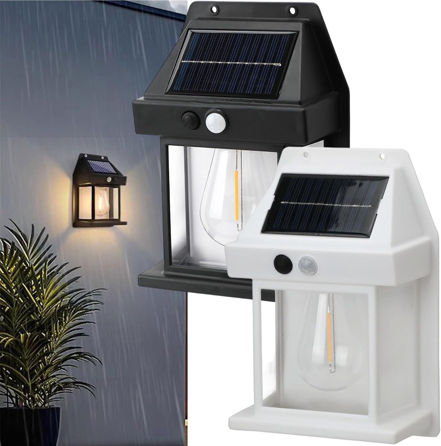 Innovga Night Lights, Outdoor Waterproof Solar Powered Motion Sensor ...