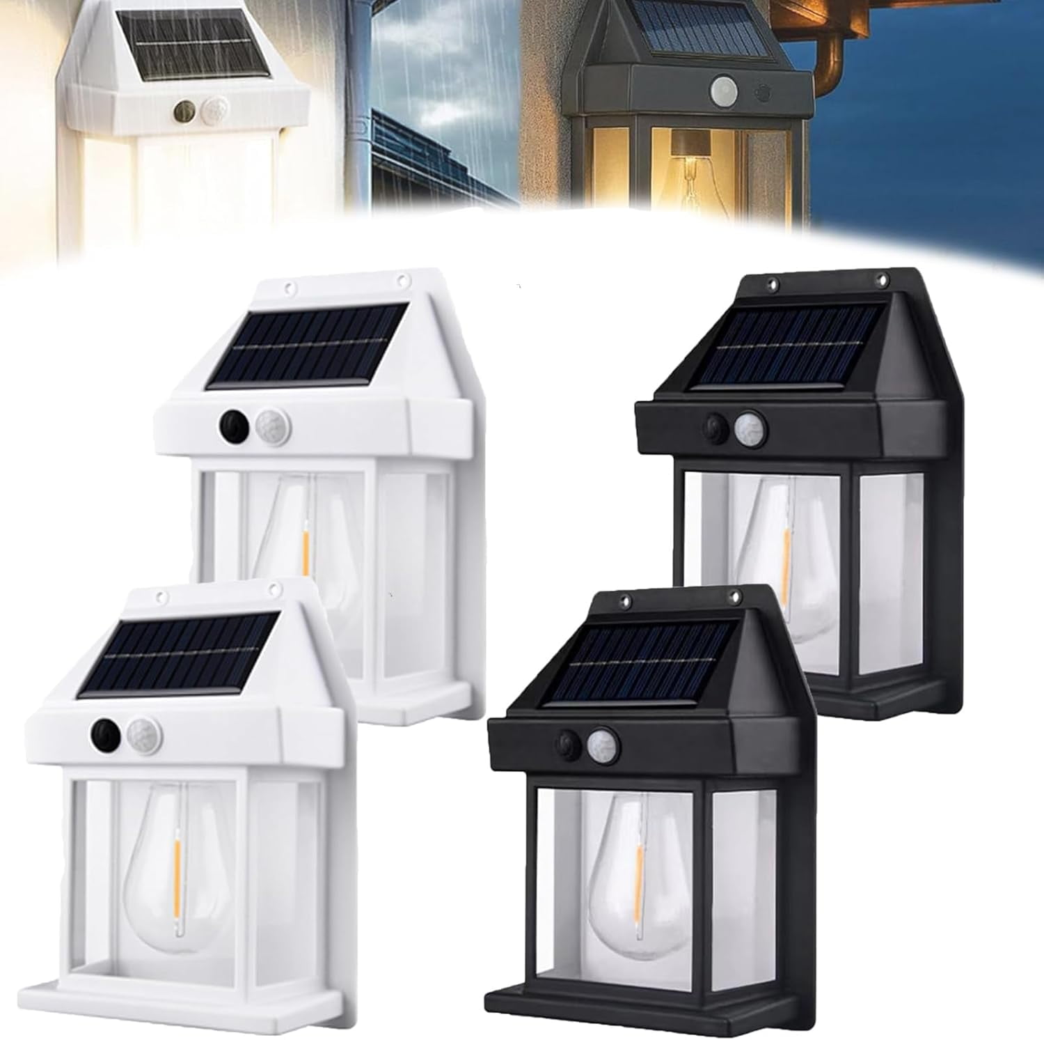 Innovga Night Lights, Solar Induction Wall Lamp, Outdoor Waterproof ...