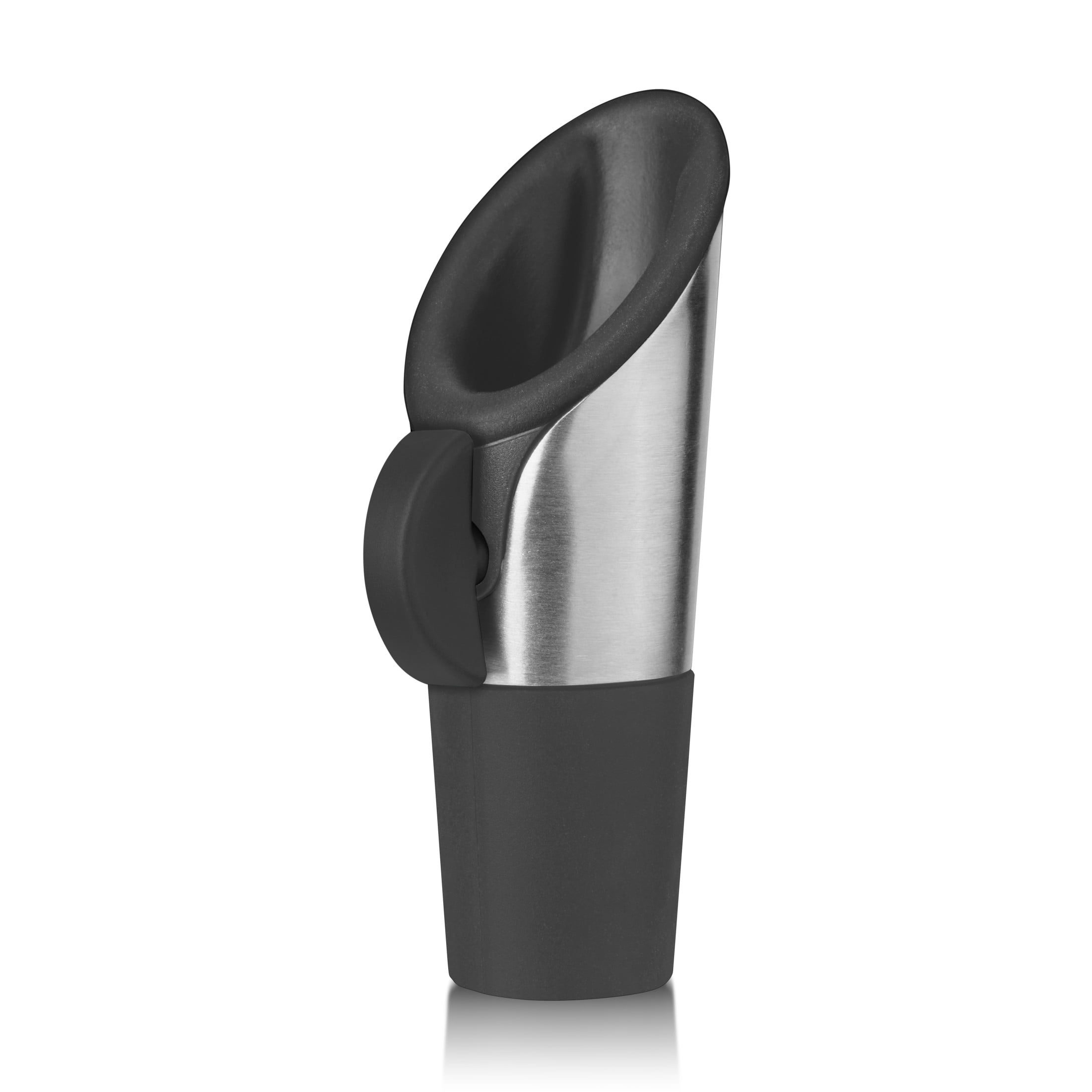 Innovine Wine Pourer and Stopper, Drip-Free Stainless Steel and ...