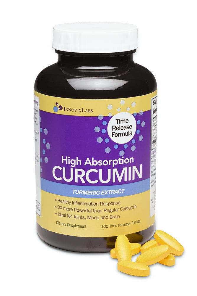 InnovixLabs High Absorption Curcumin Tablets, 100 Ct - Walmart.com
