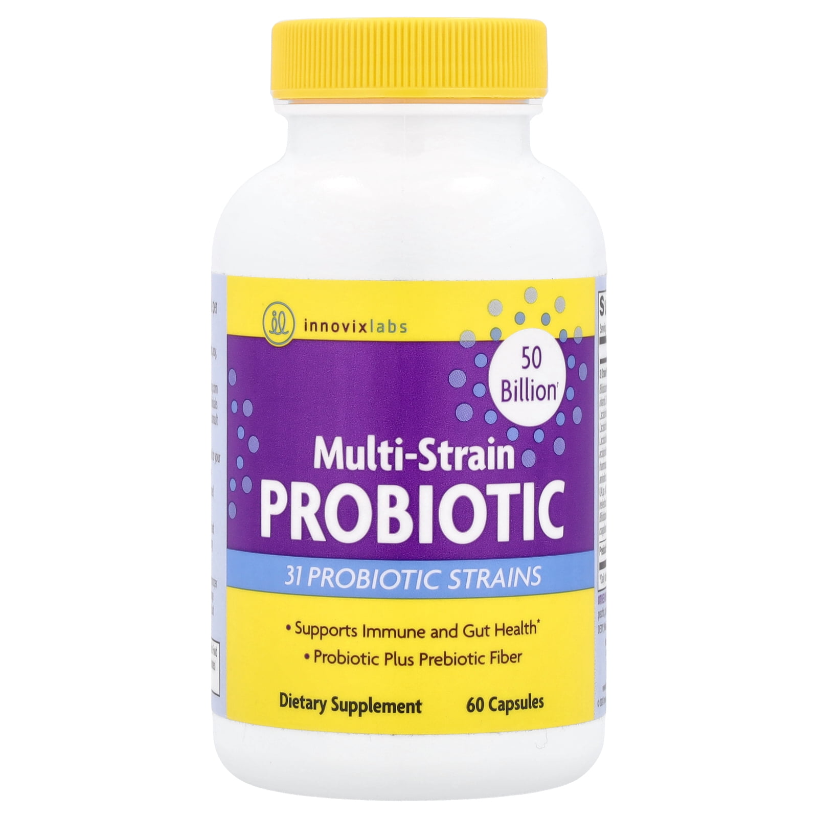 InnovixLabs Multi-Strain Probiotic for Gut Health & Immune Support ...