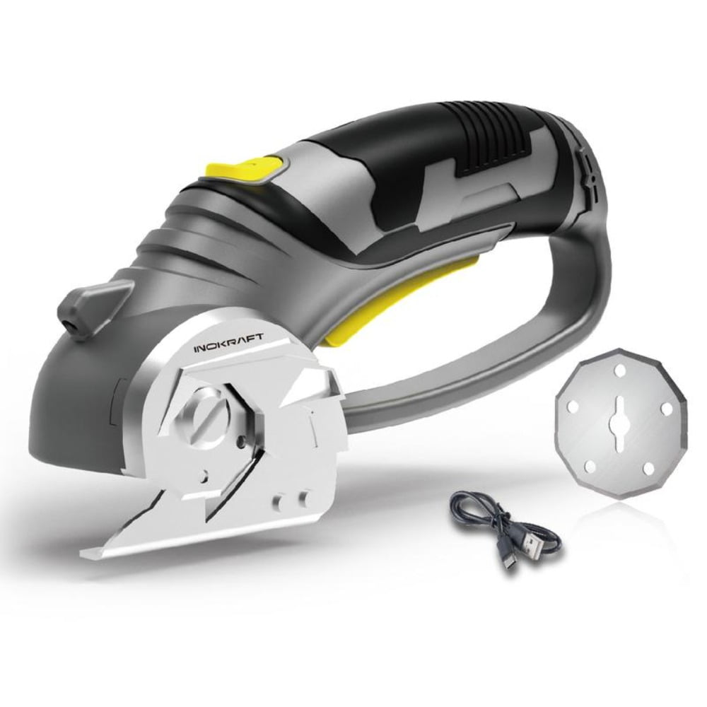 InoKraft 4V Cordless Rechargeable Electric Scissors, Box Cutter, Fabric ...