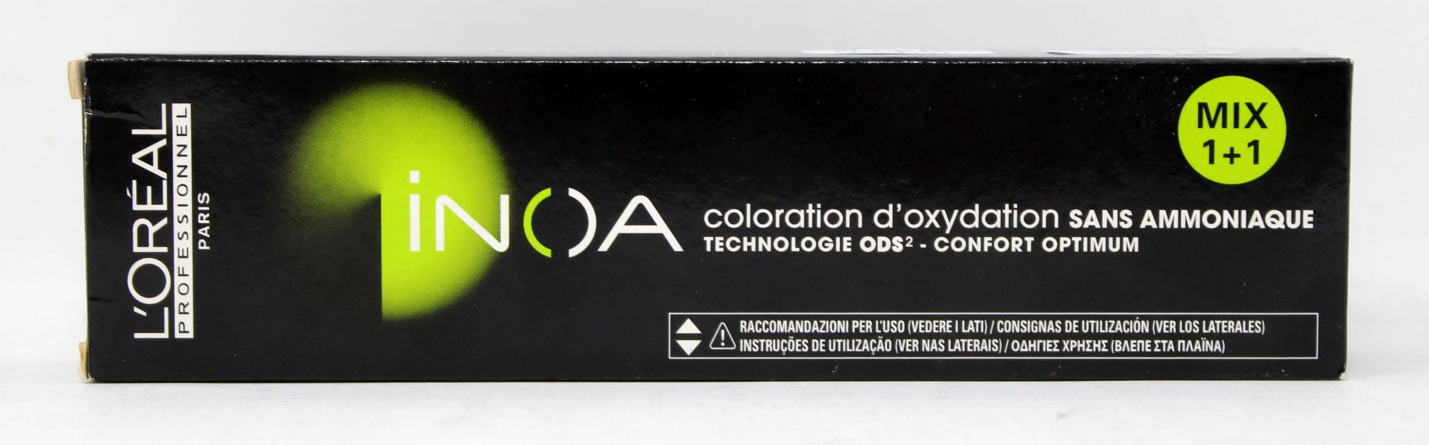 L'oreal Pro INOA Coloration Ammonia-Free Permanent Haircolor Dye - 5.18 ...