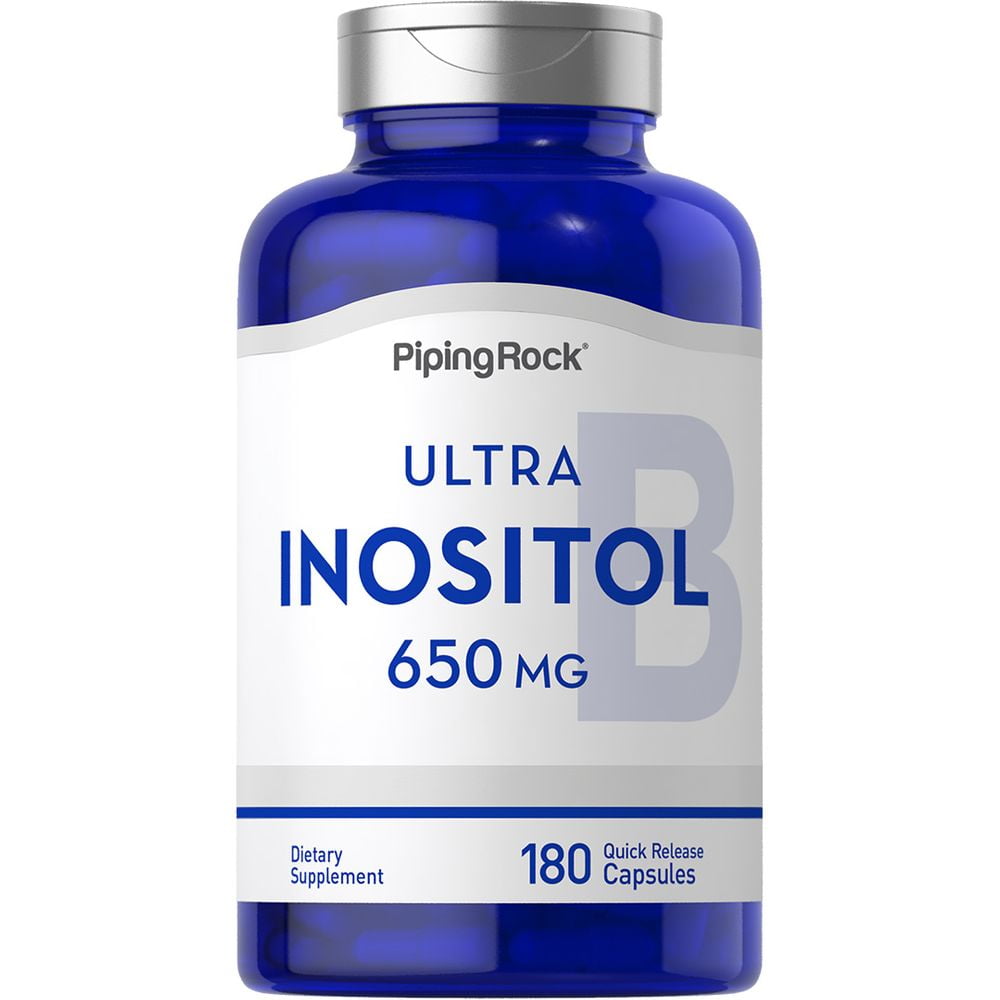 Inositol 650 mg | 180 Quick Release Capsules | Non-GMO, Gluten Free ...