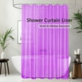 Inosoo Purple Plastic Shower Curtain liner,72"x 78" Lightweight Colored PEVA Shower Liner ...