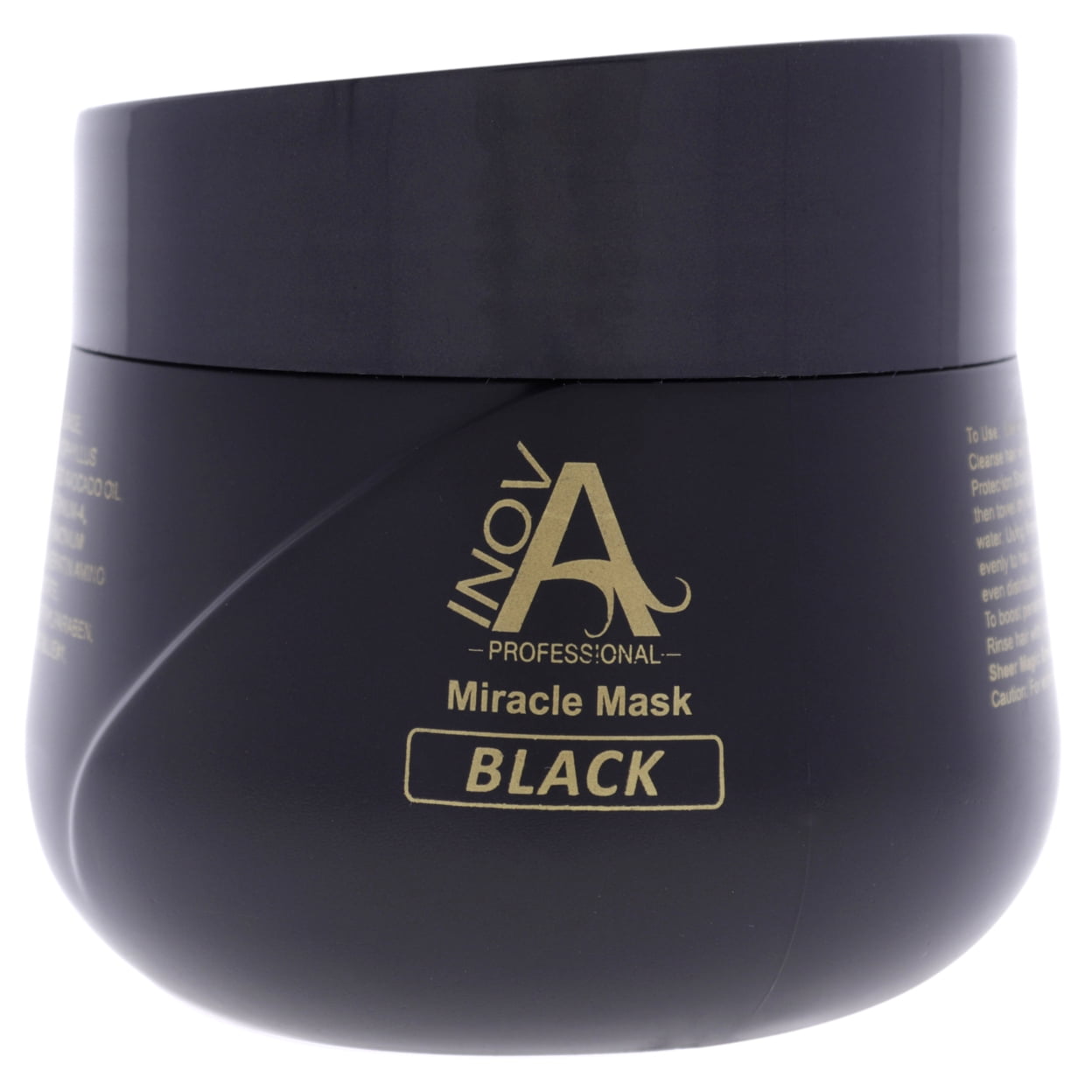 Inova Professional Color Deposit Miracle Mask - Black for Unisex - 10.2 ...