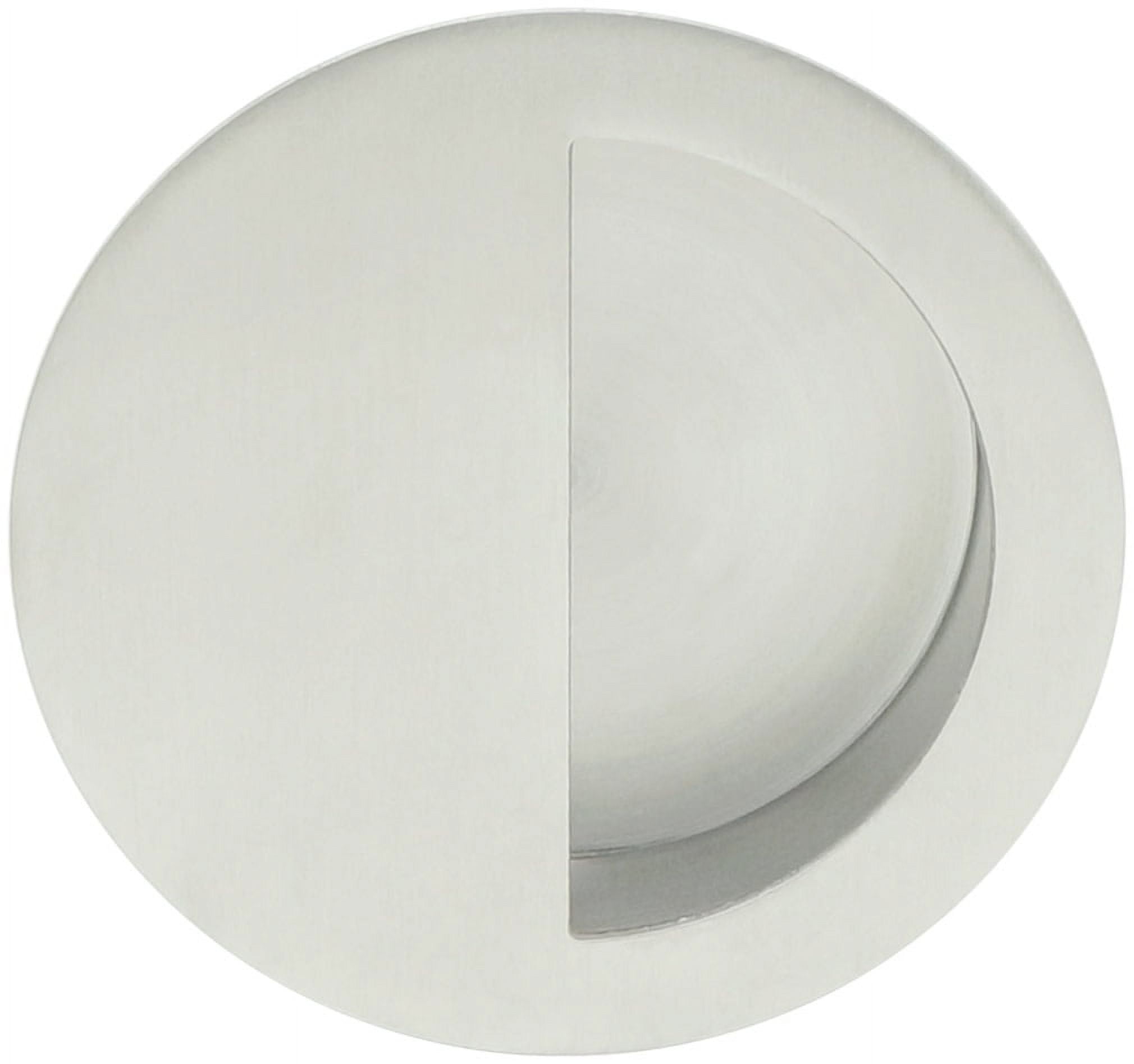 Inox Fhix02 Modern 3 1/2" Round Recessed Flush Sliding Door / Pocket ...