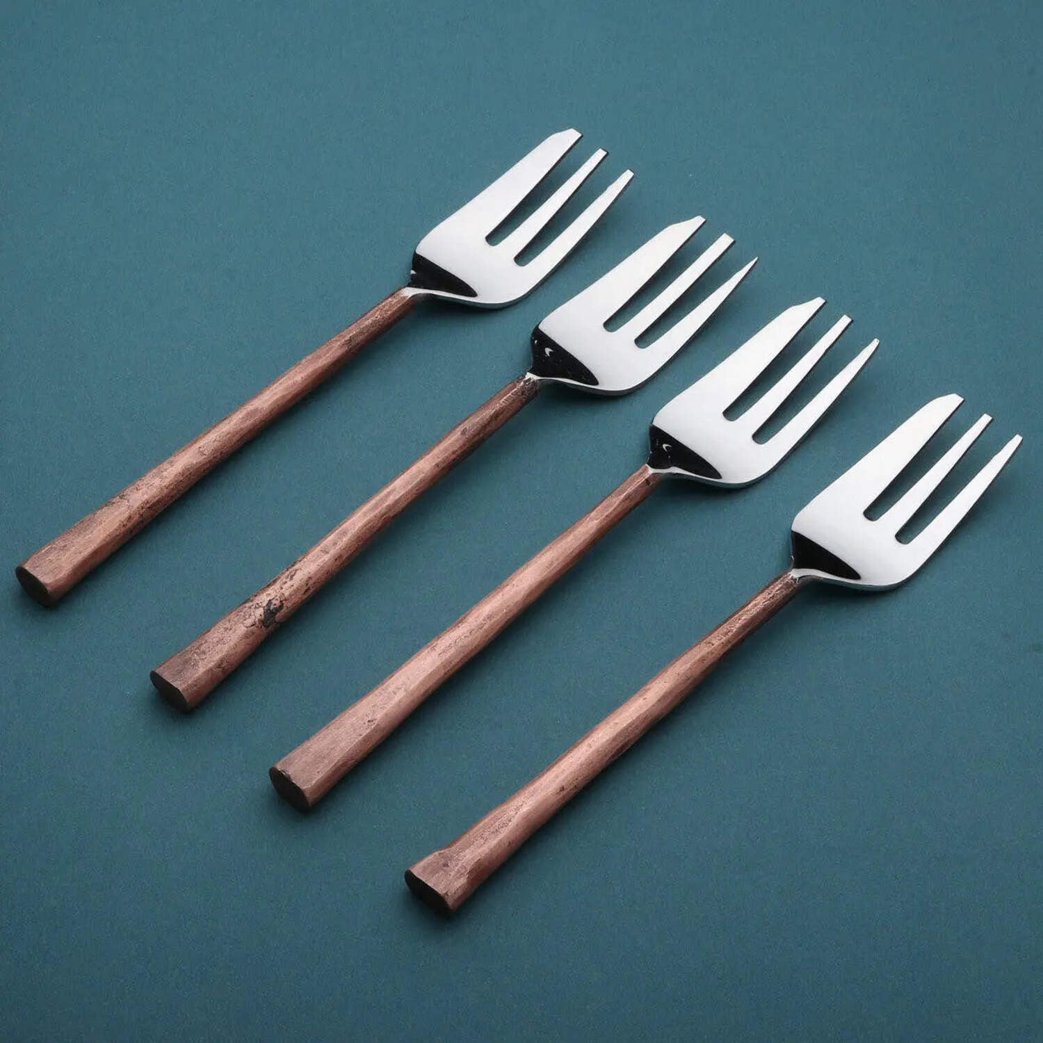 Sundance Design Copper Antique Pastry Fork 4 Pcs. Set - Walmart.com