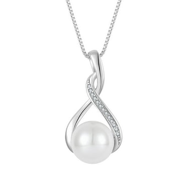 Diamond2Deal 925 Sterling Silver Rhodium-Plated Polished Striped Border Latin Cross Pendant for ...