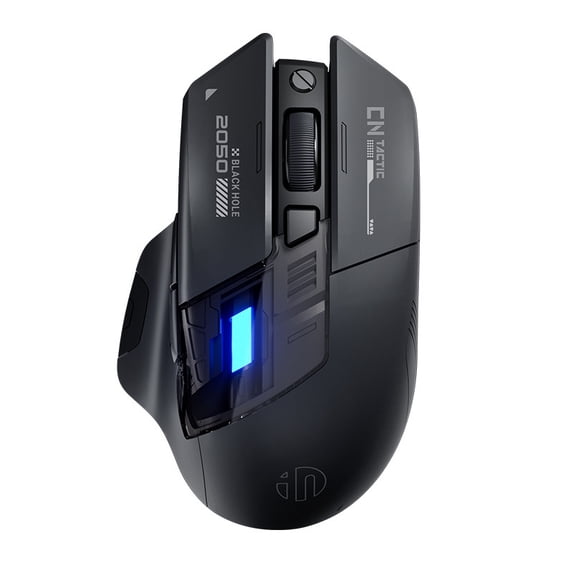Inphic A9 Explorer V2 Tri-Mode Wireless Gaming Mouse, 12800 DPI RGB ...