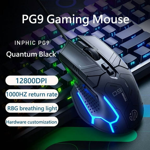 Redragon M910-K Ranger Basic RGB Wired Gaming Mouse 8000 DPI 9 ...