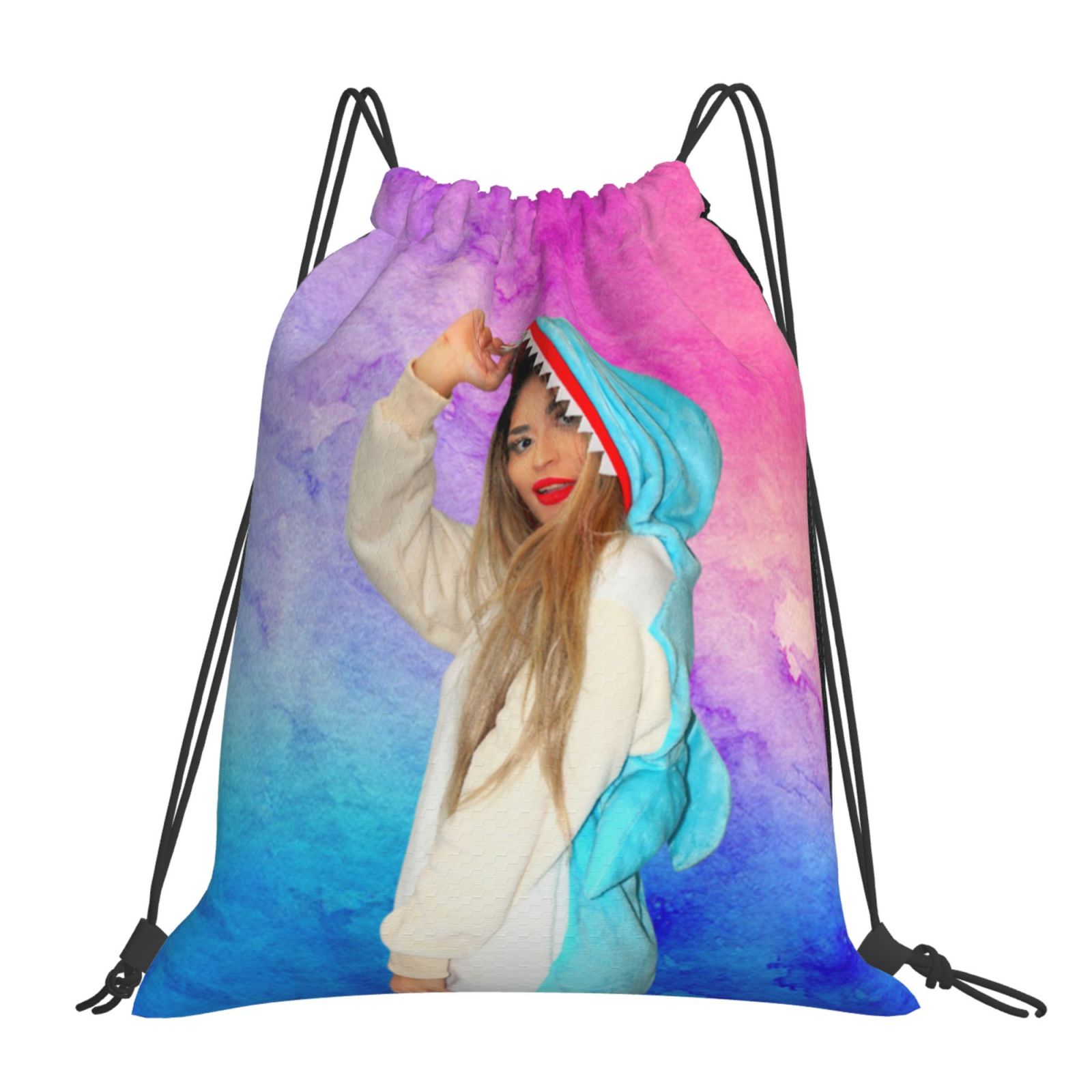 Inquisitormaster Drawstring Backpack Sport Gym Bag For Yoga Swimming ...