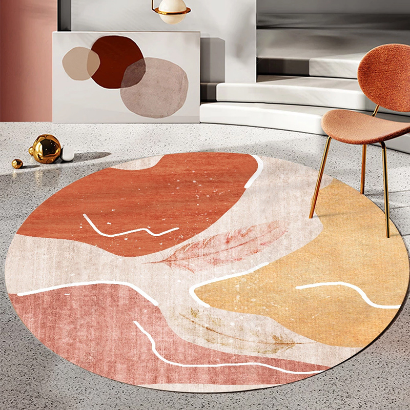 Ins Girly Round Rugs Bedroom Decor Carpet High Quality Home Decoration ...