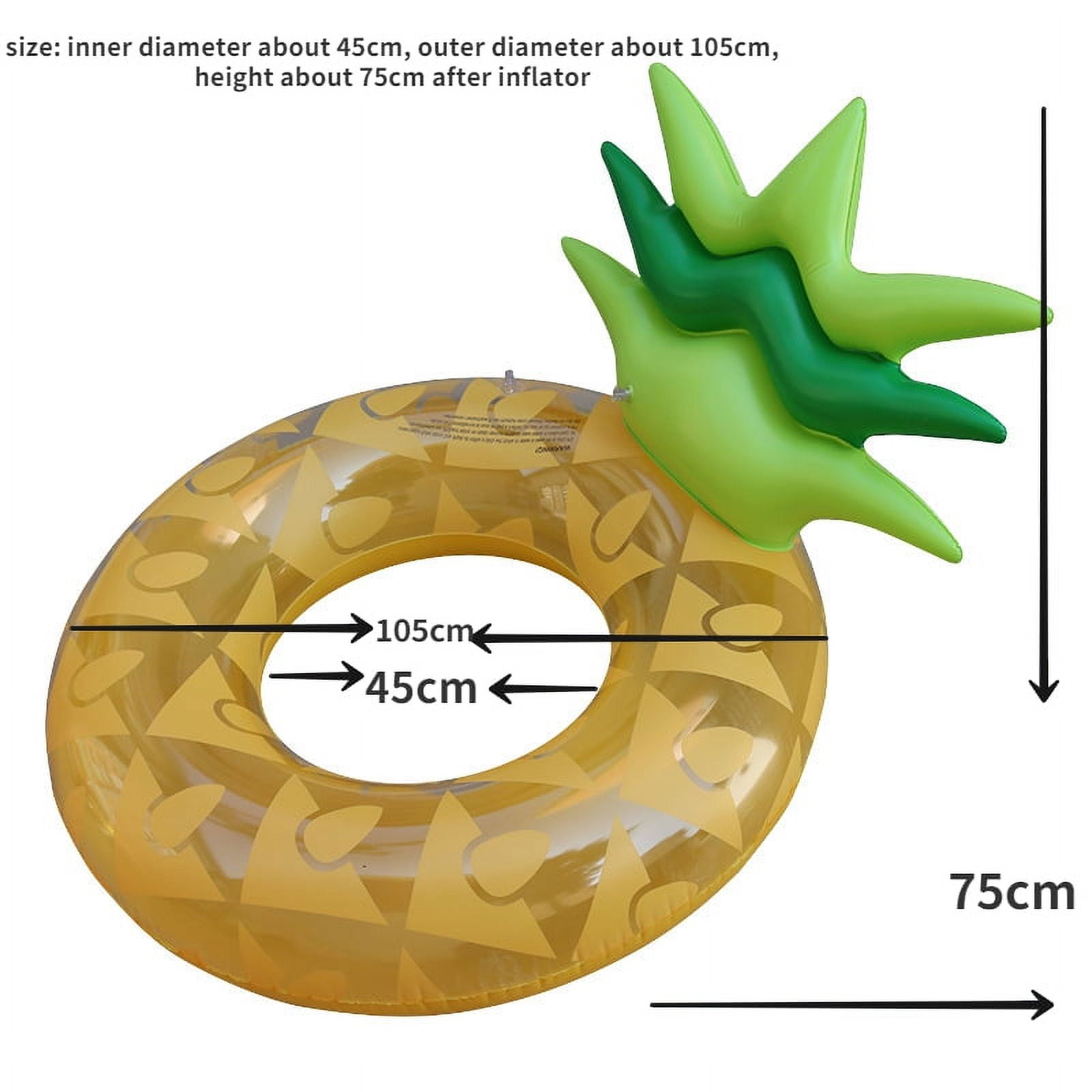 Ins Hot Heart Giant Swimming Ring Flamingo Inflatable Pool Float Swan Pineapple Floats Peacock ...