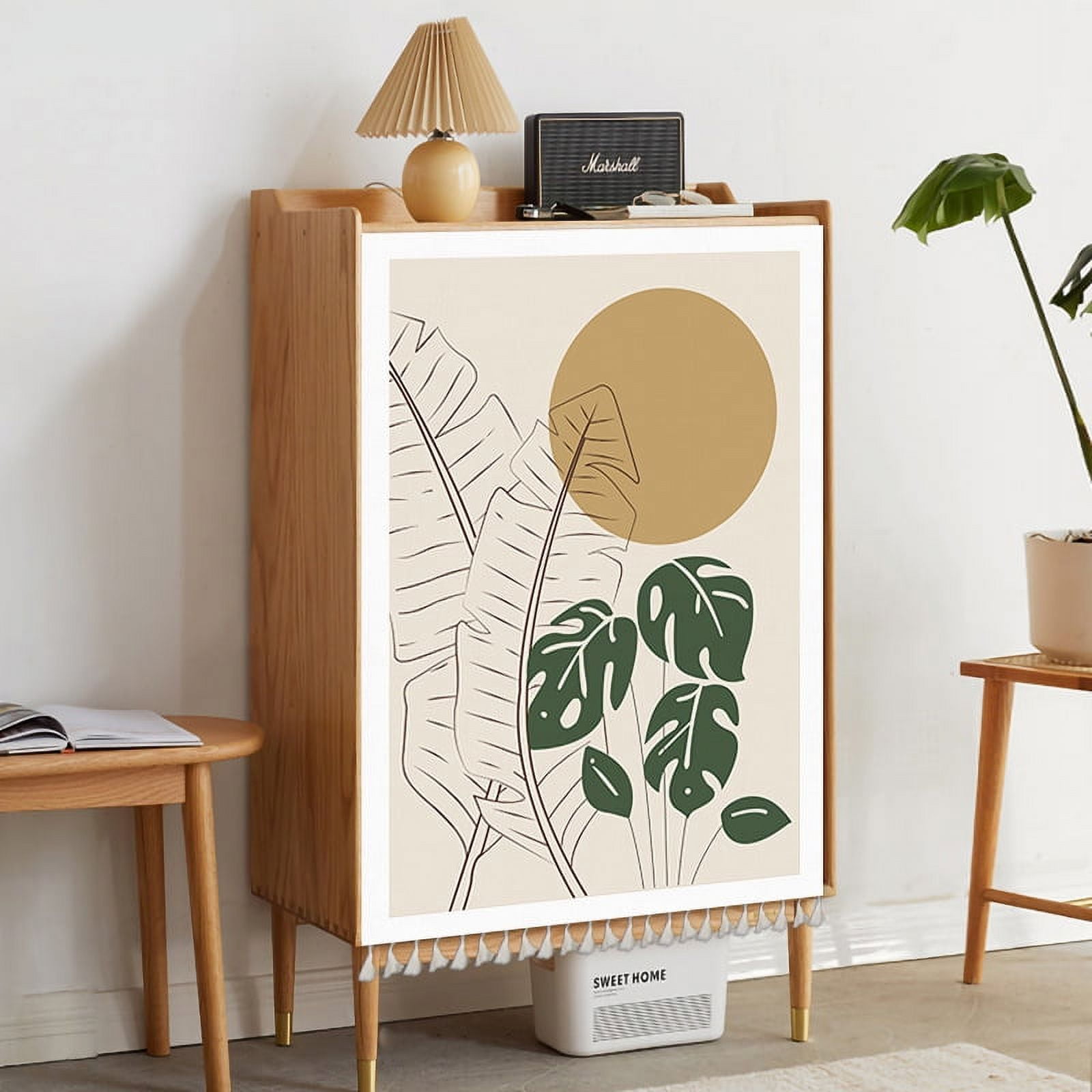 Ins Kitchen Cabinet Curtain for Wardrobe Cupboard Shoes Shelf Dust ...