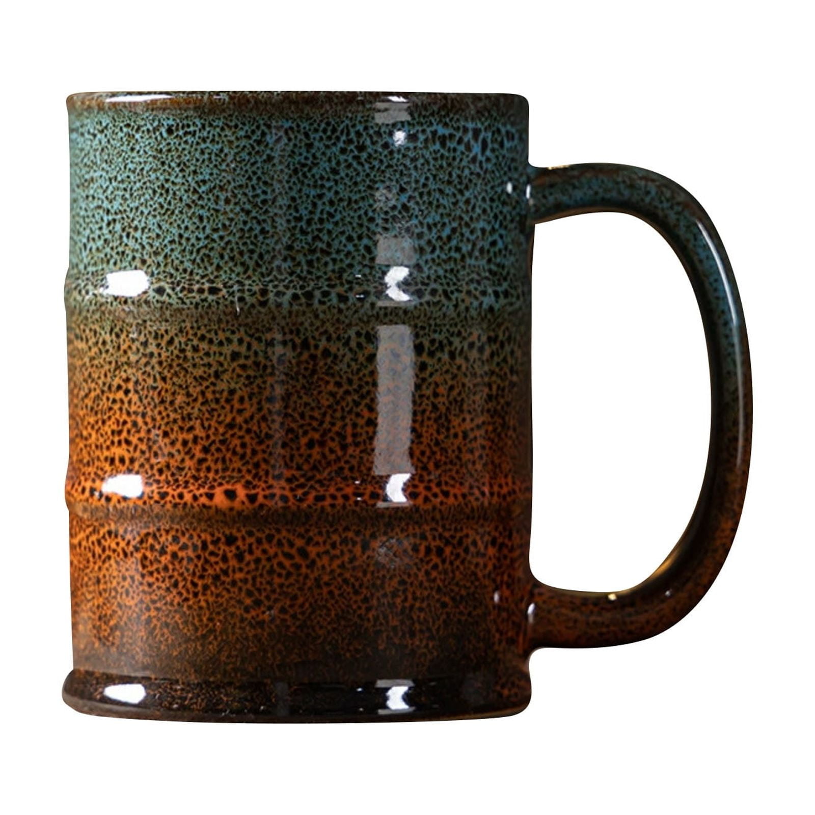 Ins Style Ceramic Oil Barrel Mug, High-Value Pottery Coffee Cup with ...