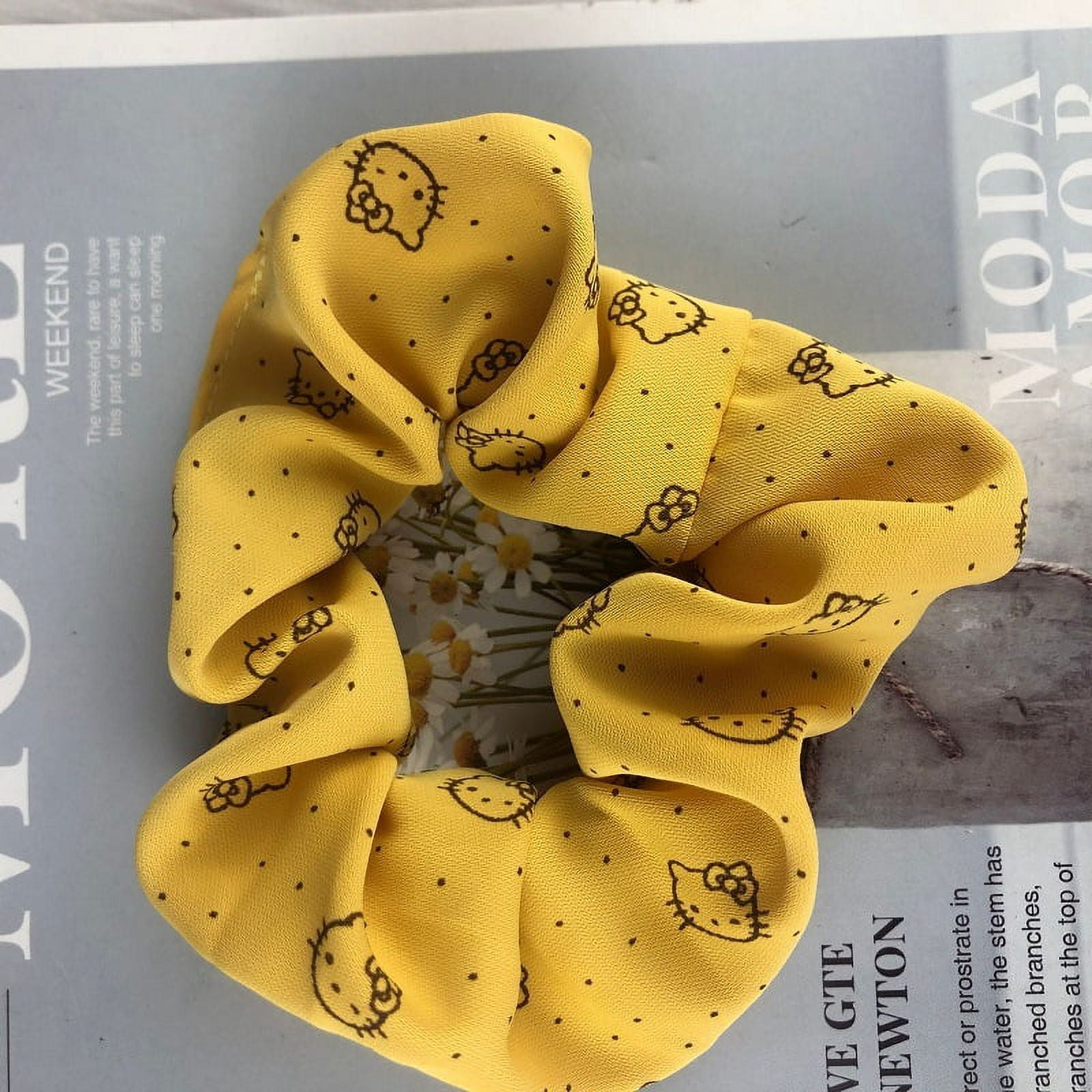 Ins Style Hello Kitty Y2K Girl Hair Band Kawaii Multi Color Elastic ...