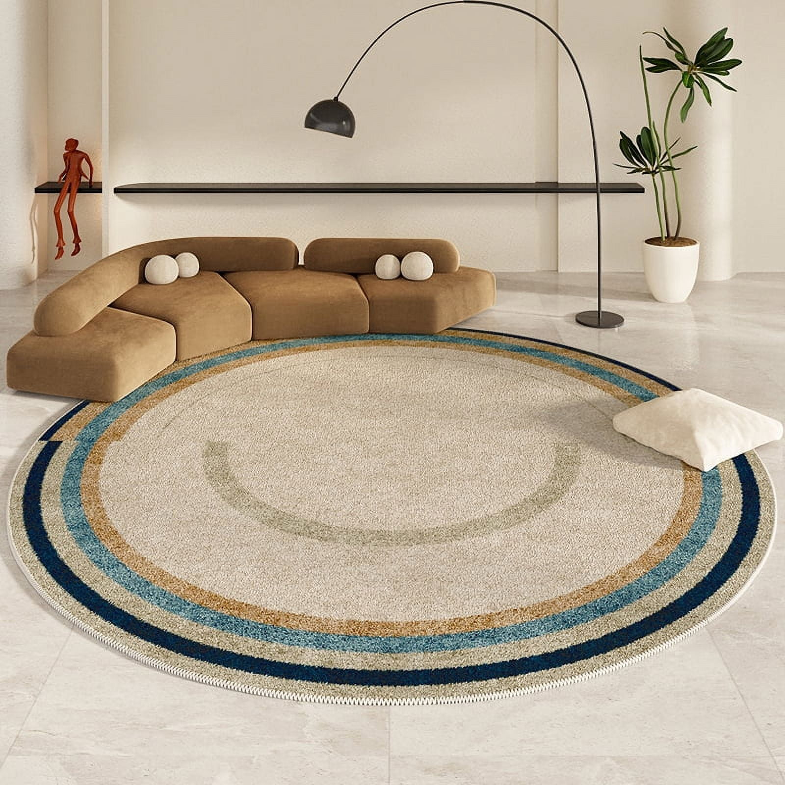 Ins Style Round Carpets Modern Living Room Coffee Tables Rug Simple ...
