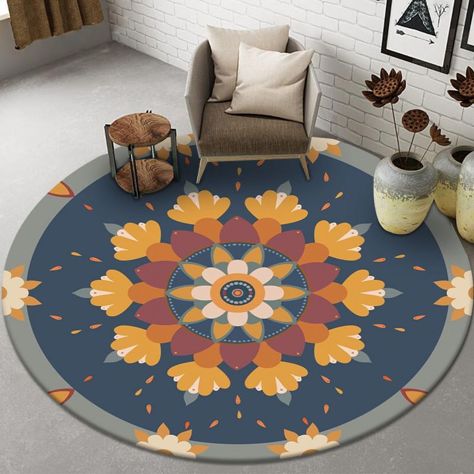 Ins Style Round Carpets Modern Living Room Coffee Tables Rug Simple ...