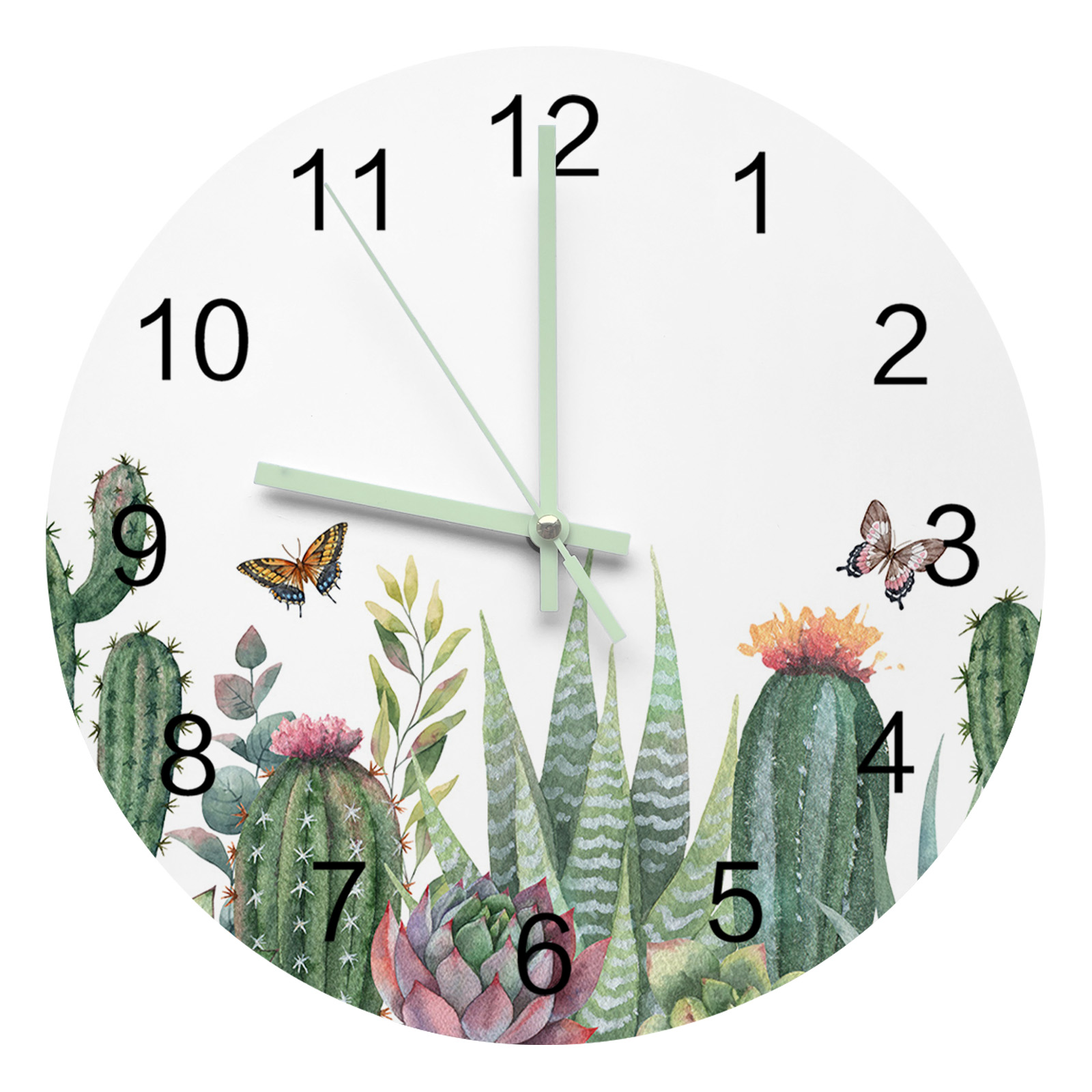 Ins Style Tropical Plants Palm Leaves Large Round Luminous Needles ...