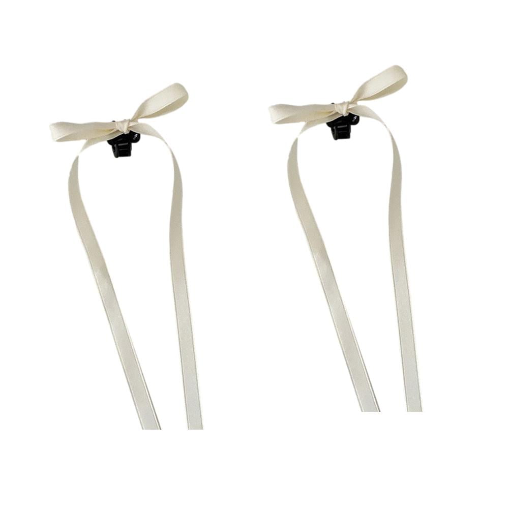 Ins Style Y2K Ponytail Hair Clip, Long Ribbon, Ribbon Bow Hair Grip New ...