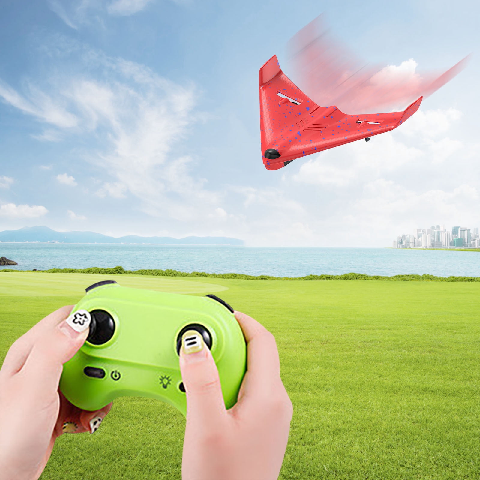 InsCrazy Airplane Toys for Kids Fighter Radio-controlled Aircraft ...