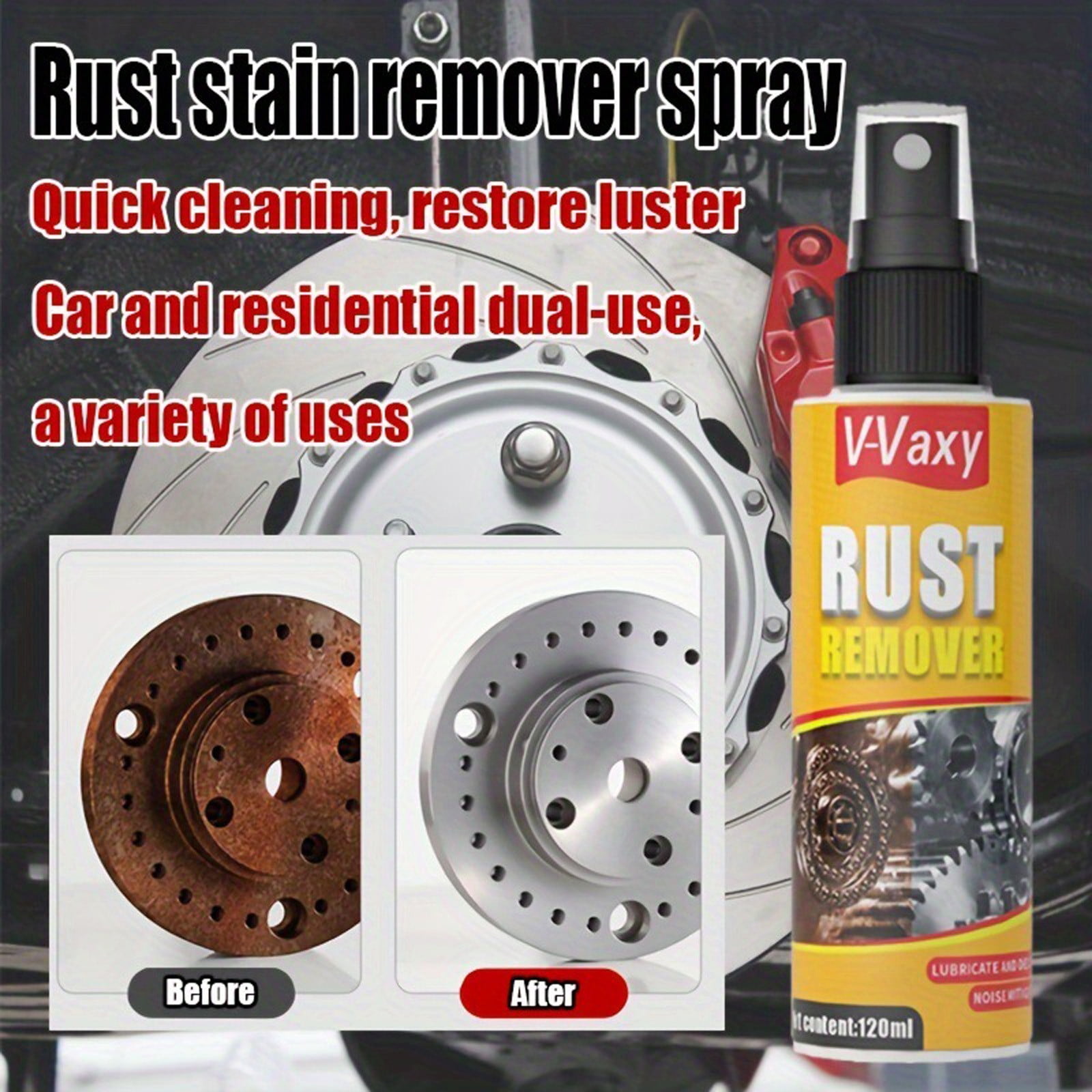 InsCrazy Automotive Metal Iron Powder Rust Remover for Automotive ...