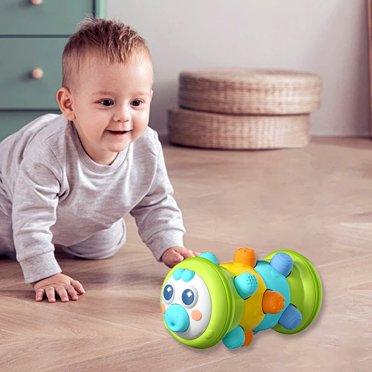 Sassy Baby Infant Light-Up Rainbow Reel Tray Toy, 6 months to 1 year ...