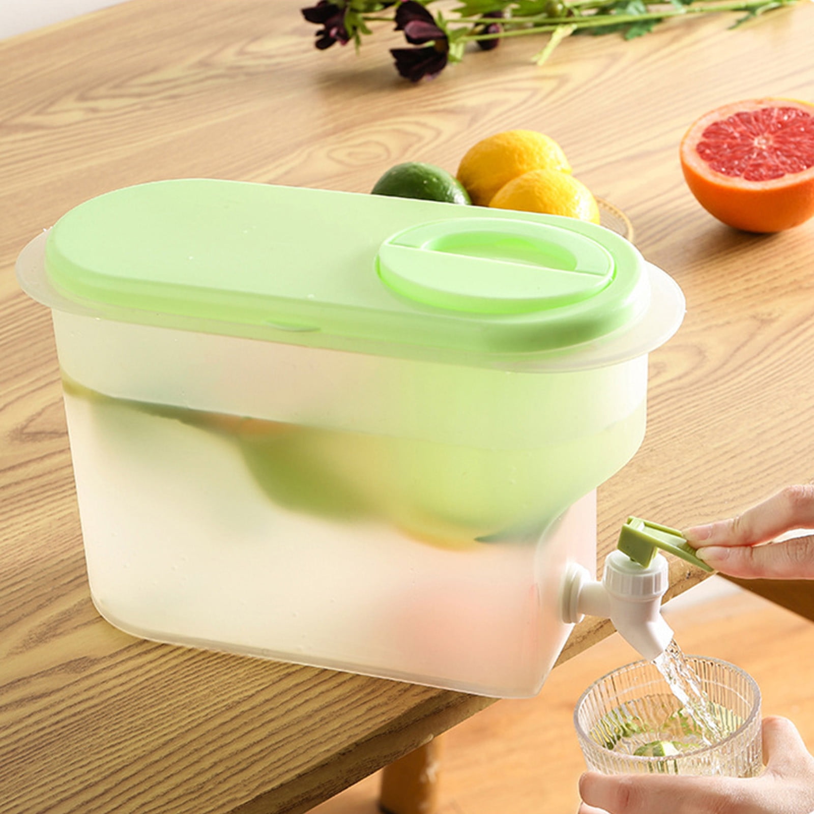 InsCrazy Beverage Dispenser Drink Dispenser 3.5L Large Capacity Plastic ...