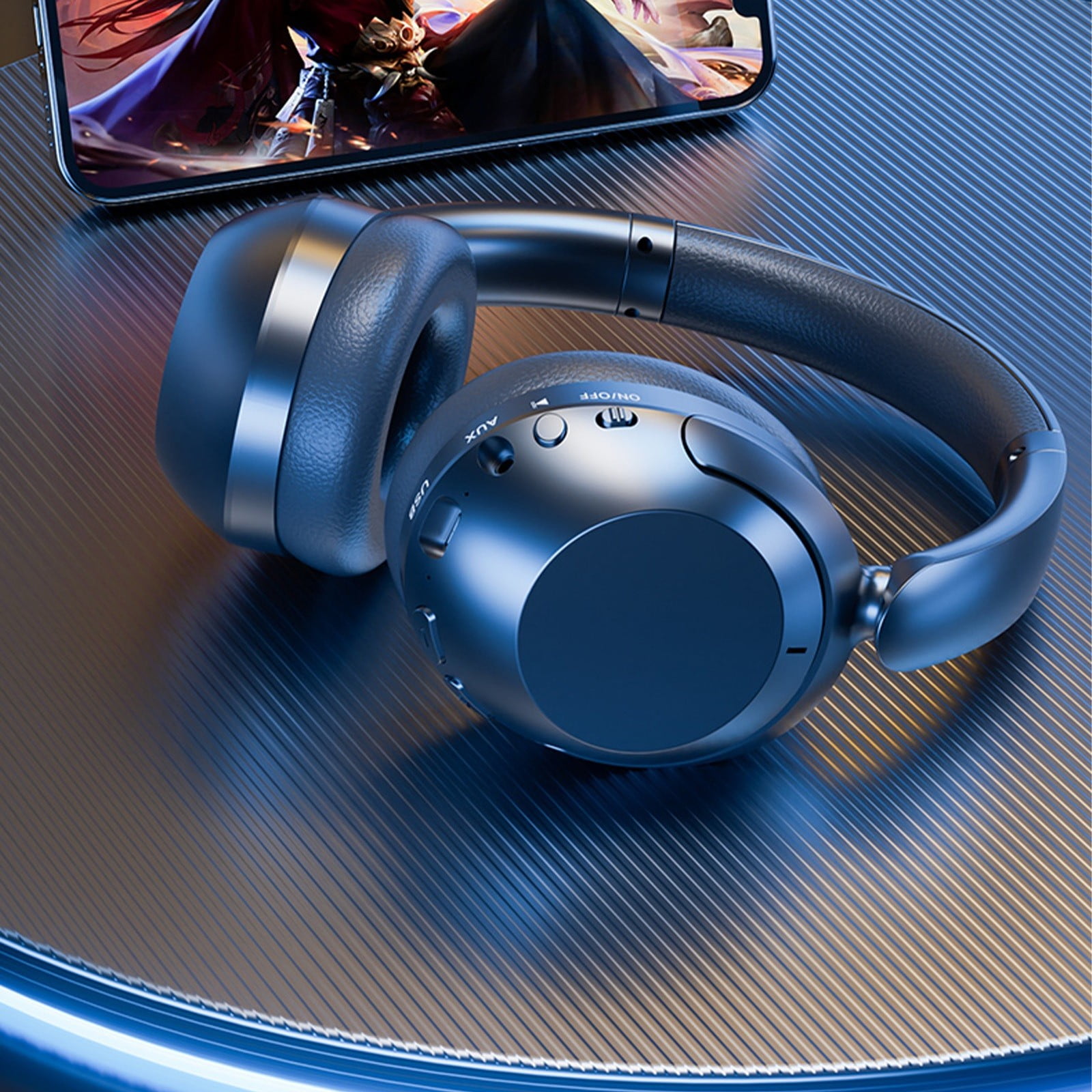 InsCrazy Bluetooth Headphones Headset Over-Ear Wireless Headphones with ...