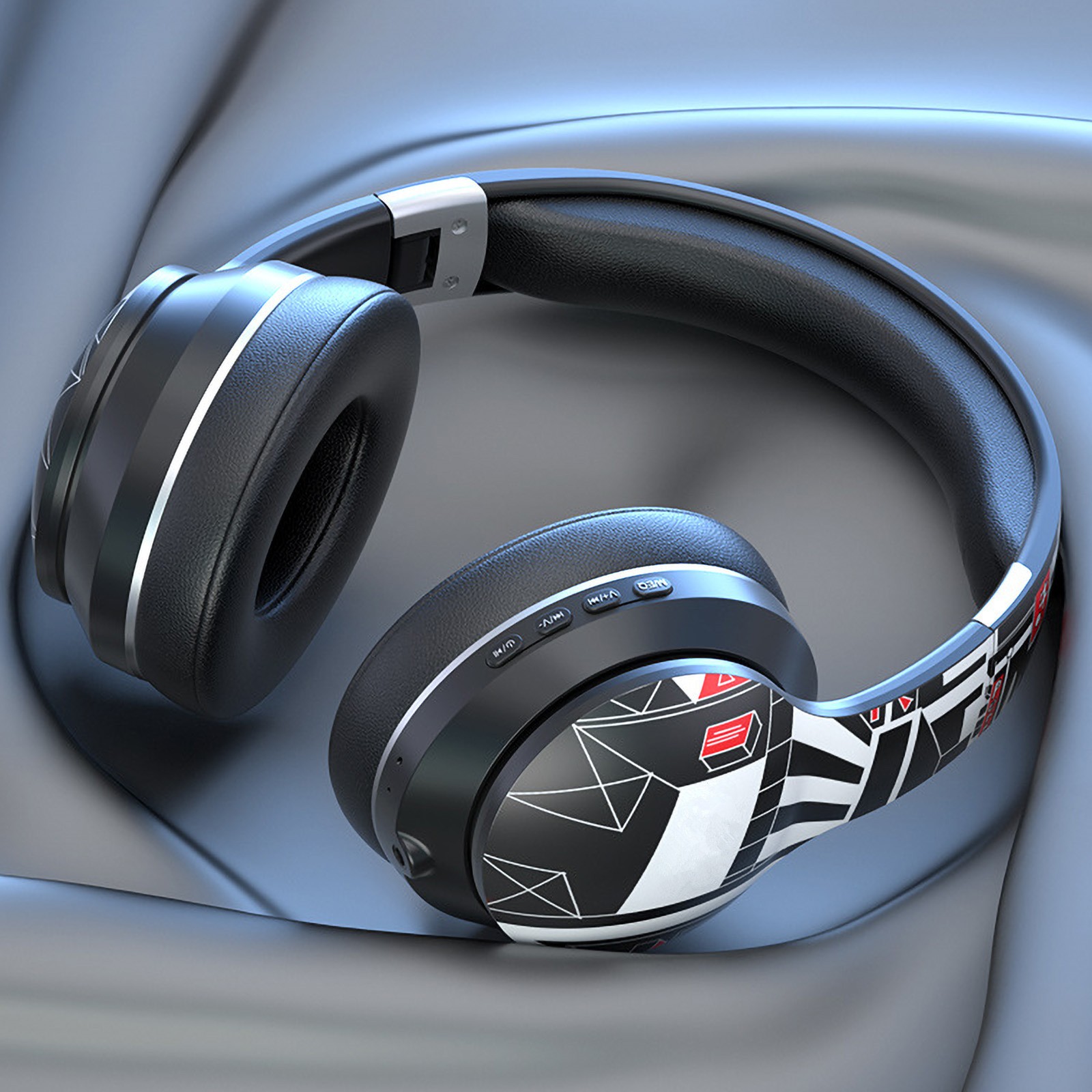 InsCrazy Bluetooth Headphones Over-ear Headphones Headset 5.2 Esports ...