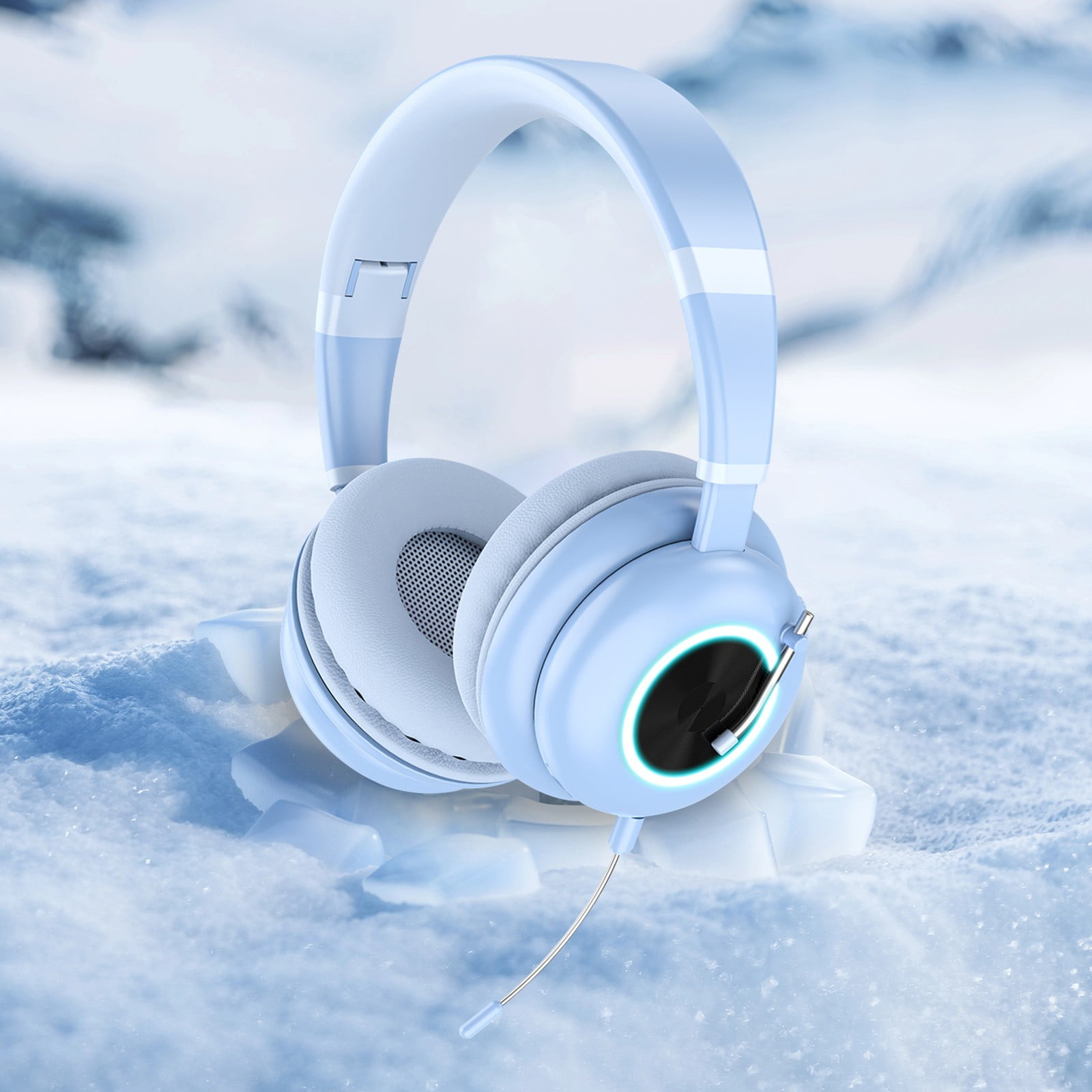 InsCrazy Bluetooth Headphones Over-ear Headset 5.3 Esports Headset with ...