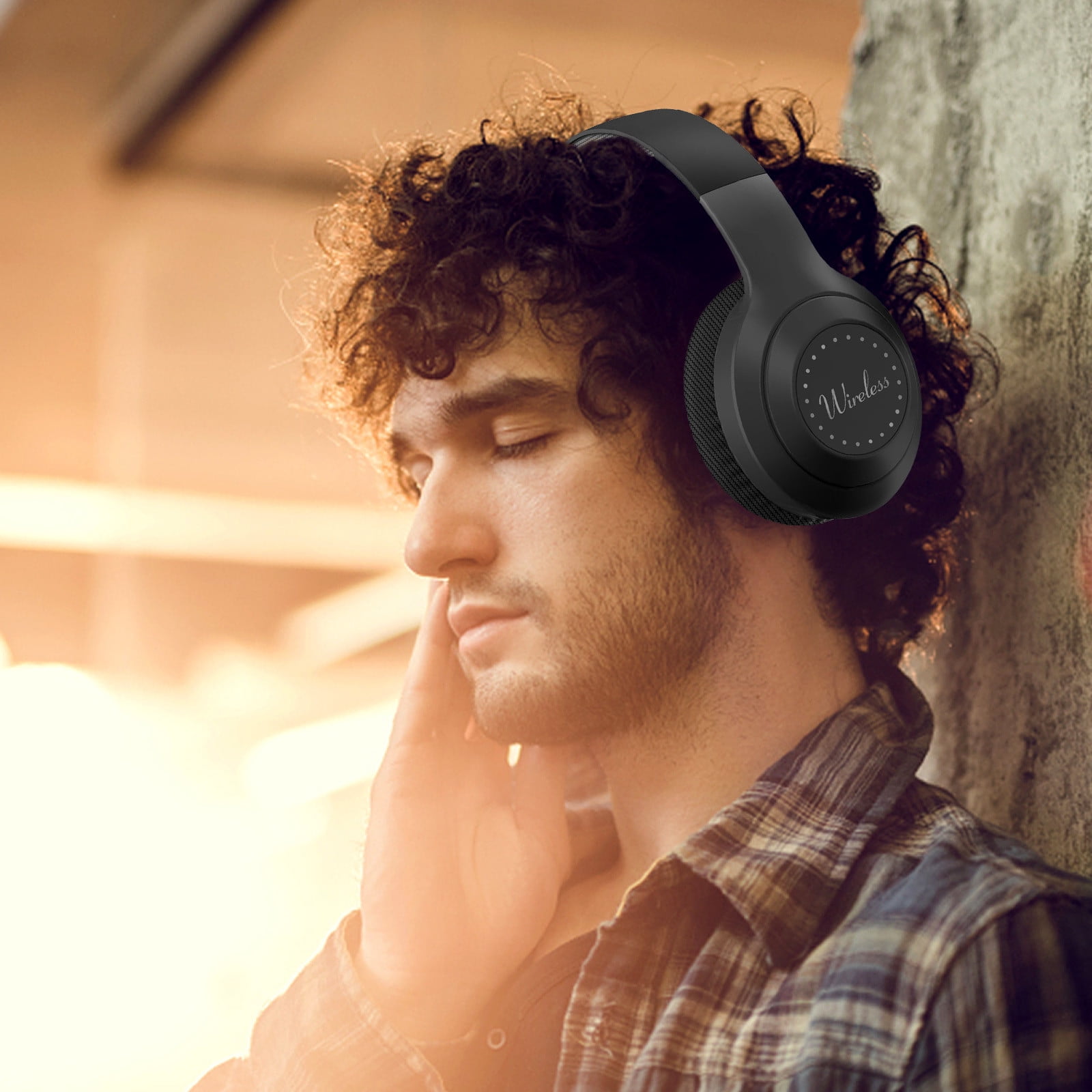 InsCrazy Bluetooth Headphones Over-ear Headset Active Noise Cancelling ...