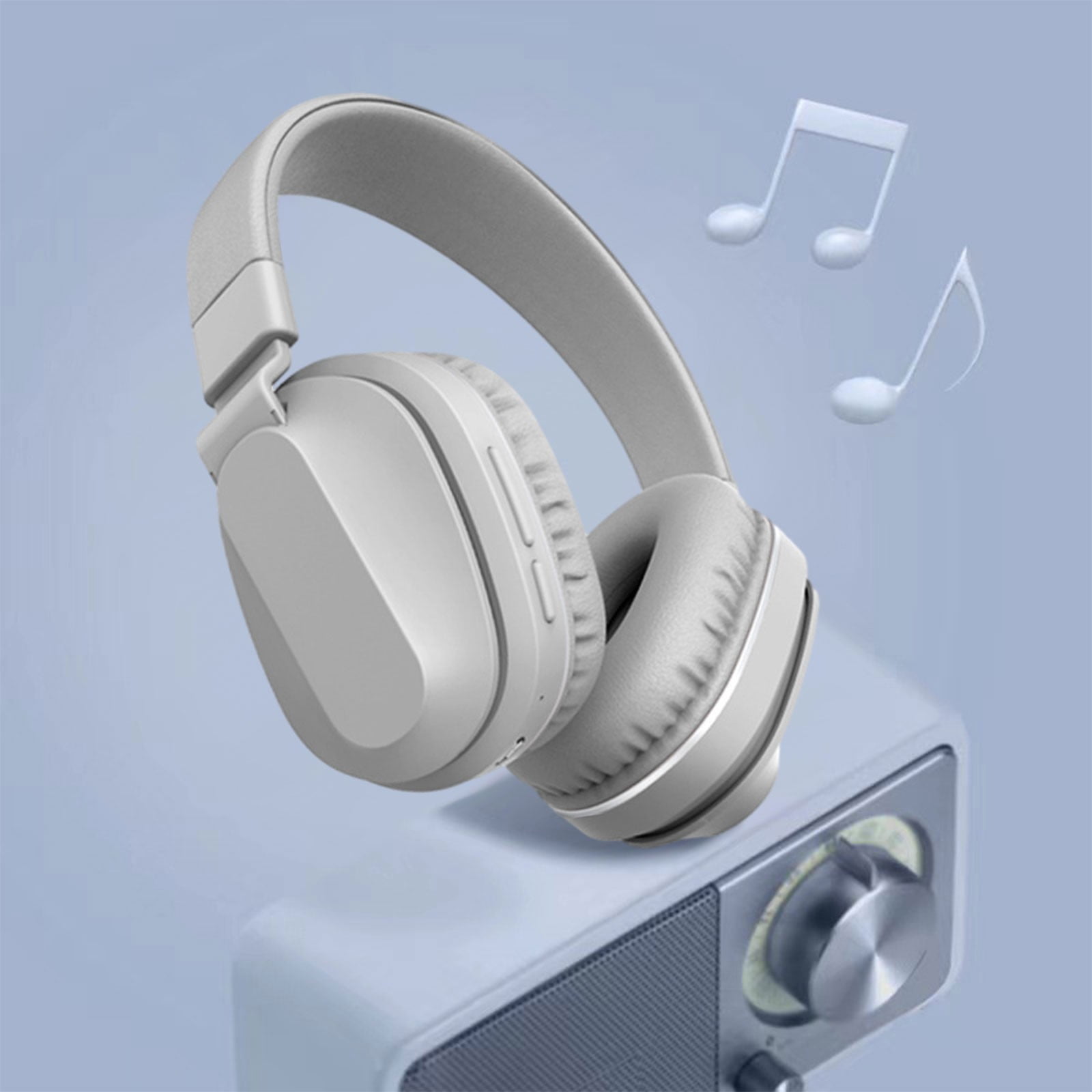 InsCrazy Bluetooth Headphones Over-ear Headset Plug In Cable Heavy Bass ...