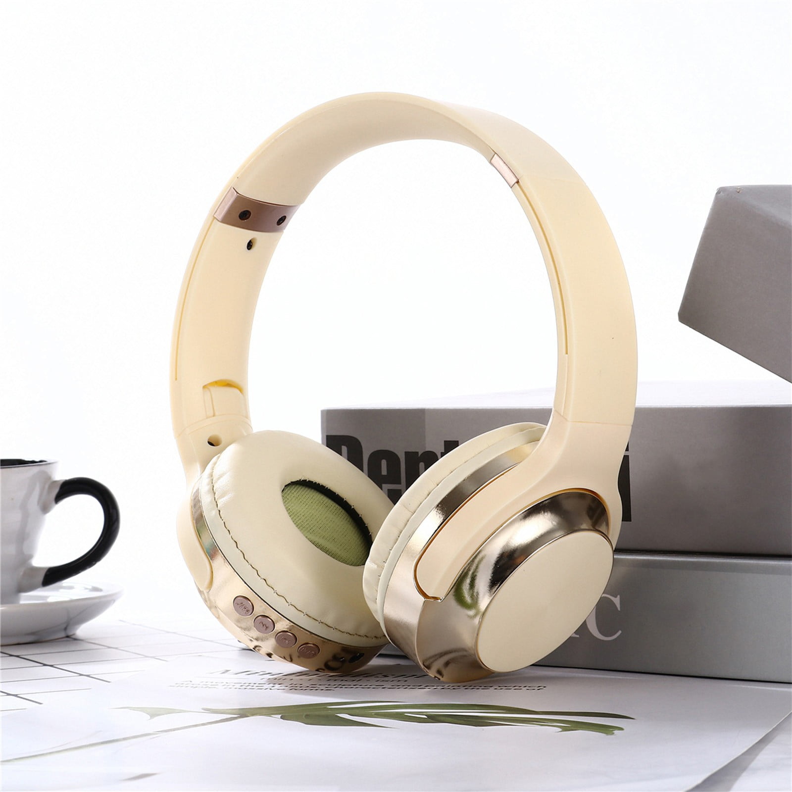 InsCrazy Bluetooth Headphones Over-ear Headphones Headset Plug In Cable ...