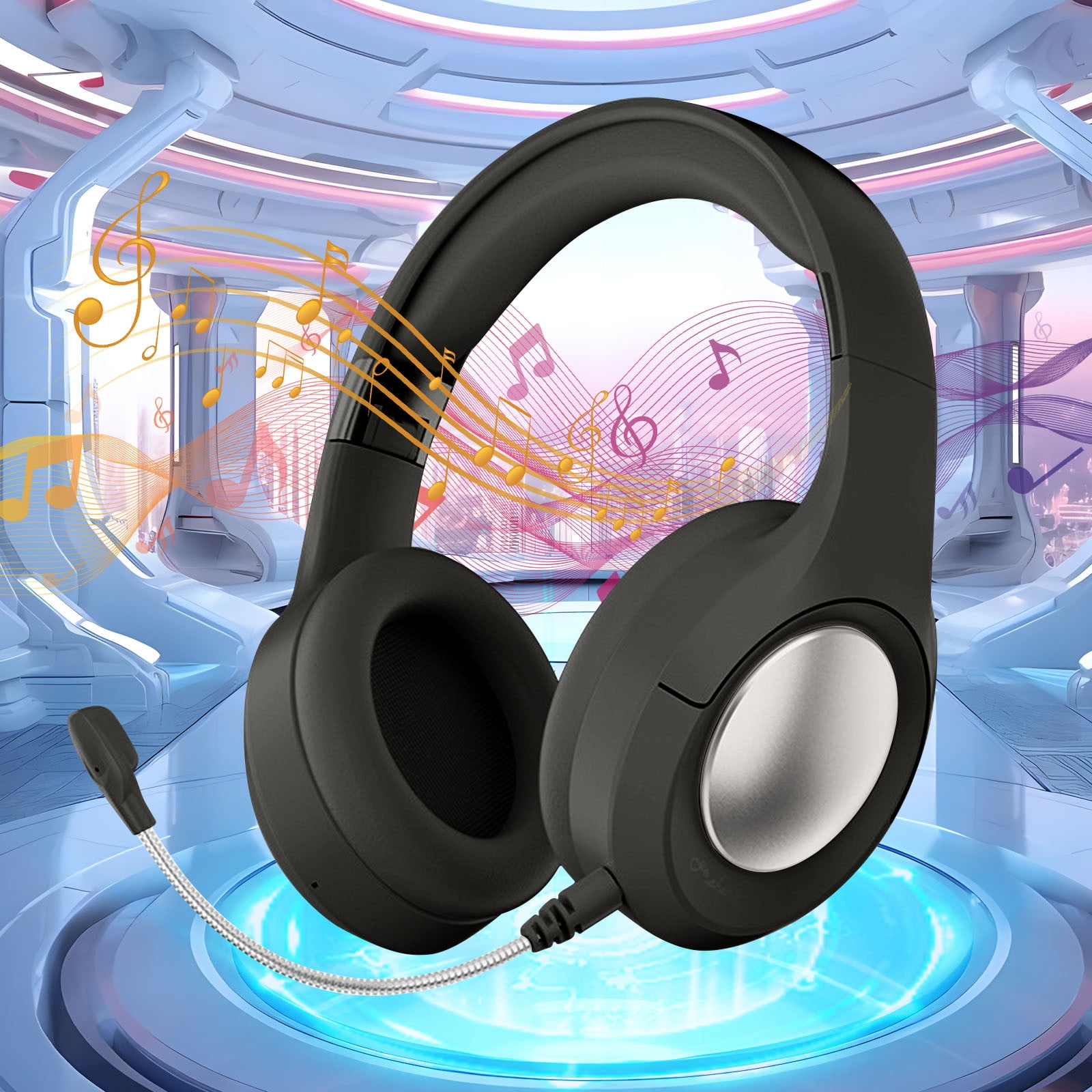 InsCrazy Bluetooth Headphones, Wireless Headphones Gaming Sports Noise ...