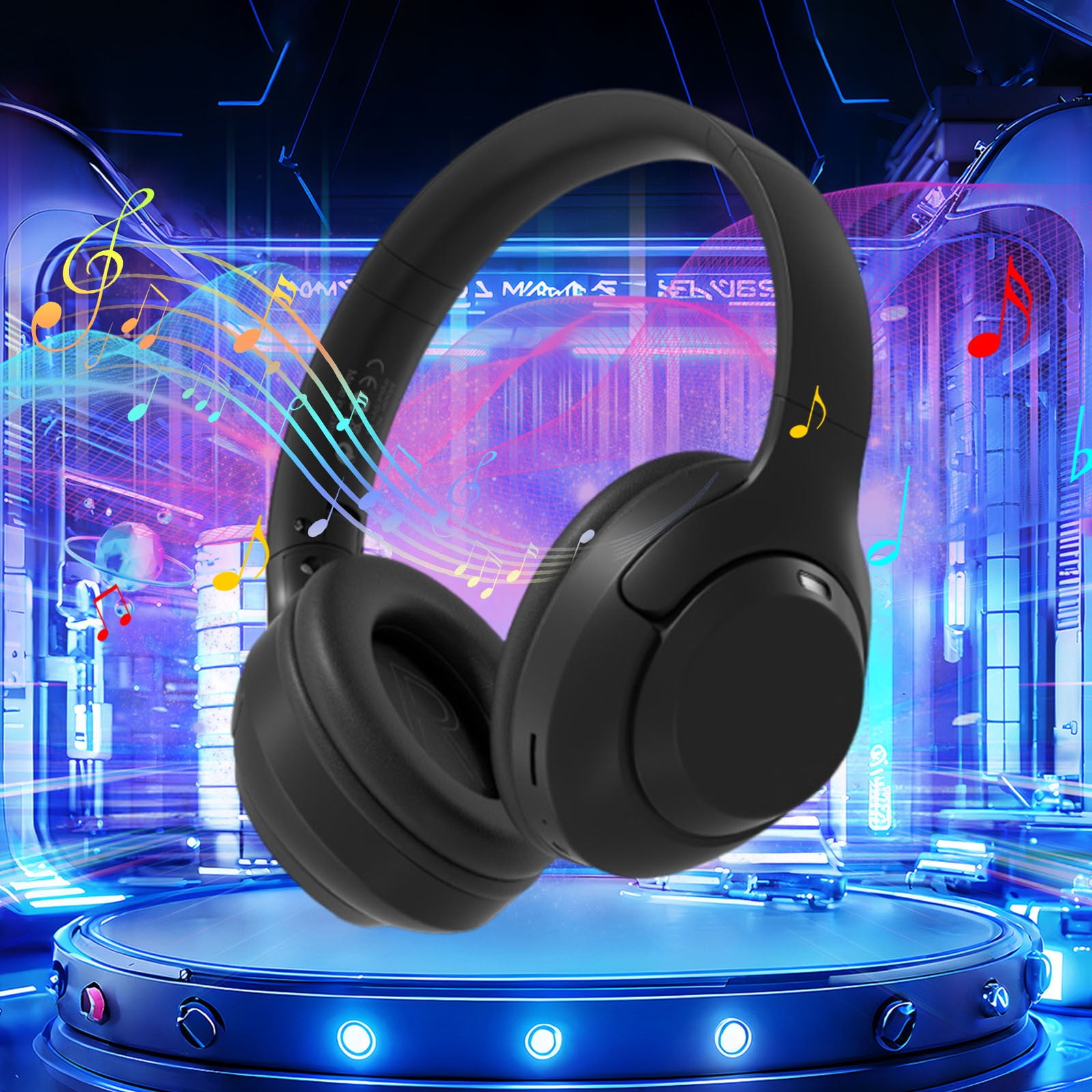 InsCrazy Bluetooth Headphones, Bluetooth Wireless Over Ear Headphones ...