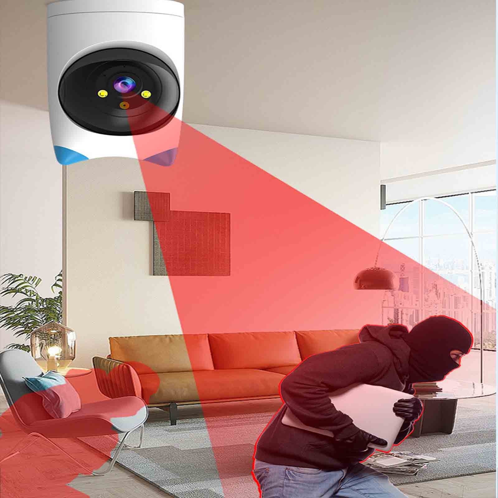 InsCrazy Cameras for Home Security, Surveillance Camera No Network WiFi ...