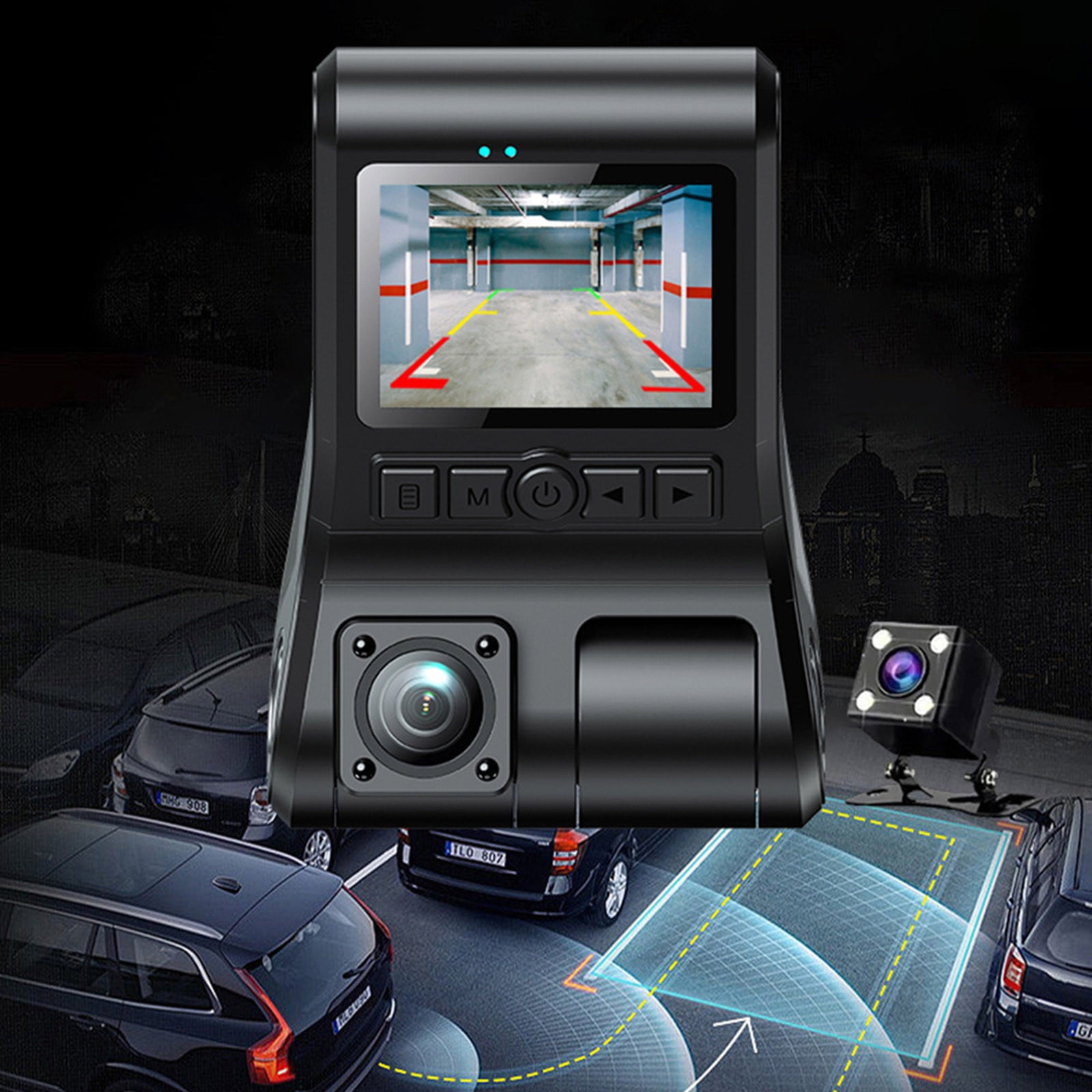 InsCrazy Dash Cam Dash Cam,Camera FHD 1080P, Dash Camera Front and ...