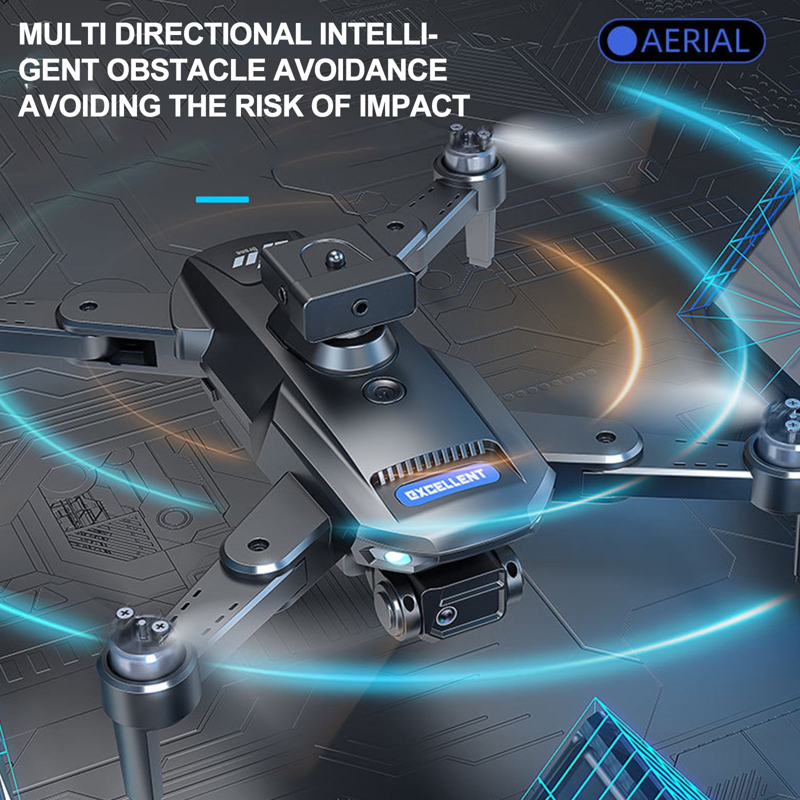 Inscrazy Drone Infrared Obstacle Avoidance Camera High Definition Aerial Photography Folding