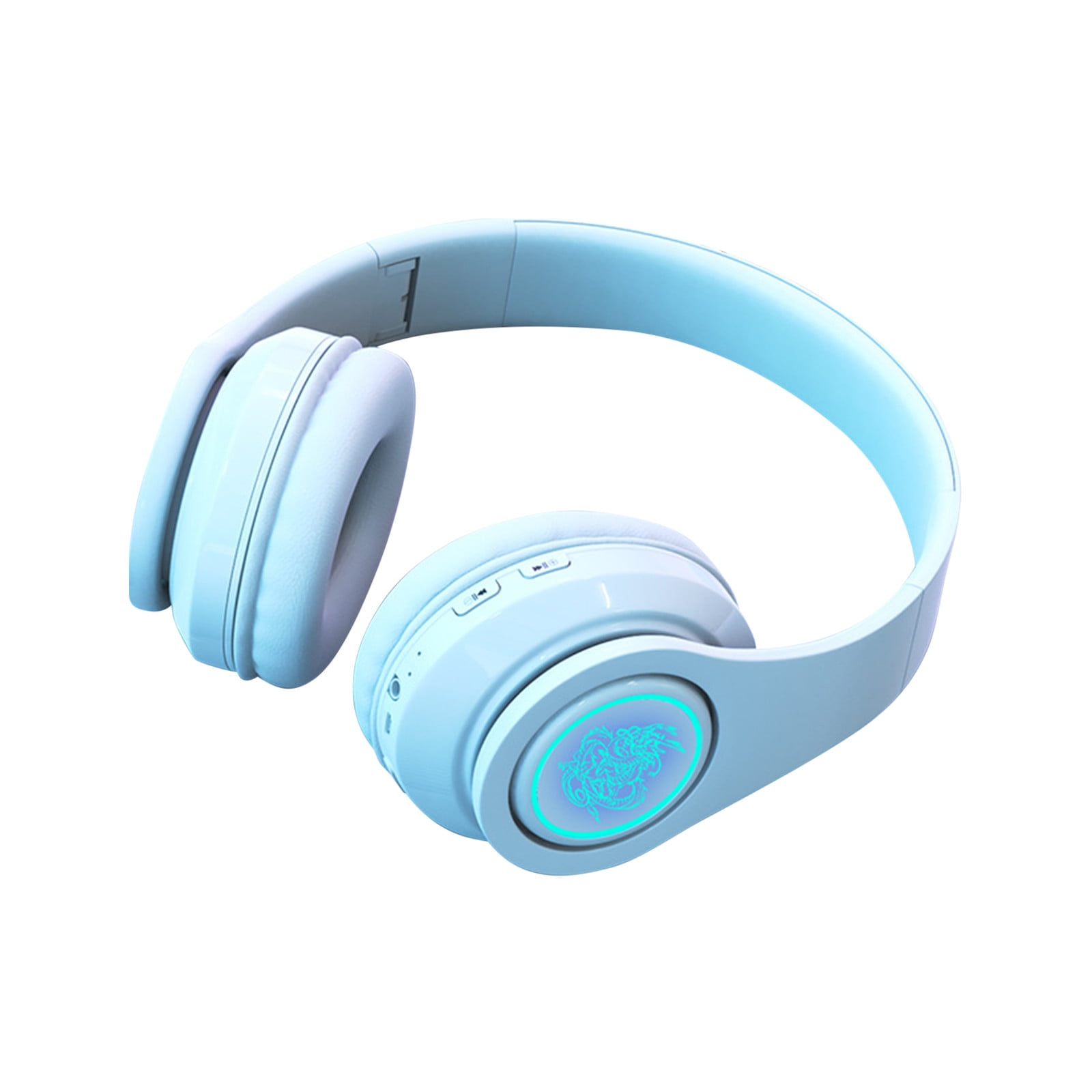InsCrazy over Ear Bluetooth Wireless Headphones Luminous Bluetooth ...