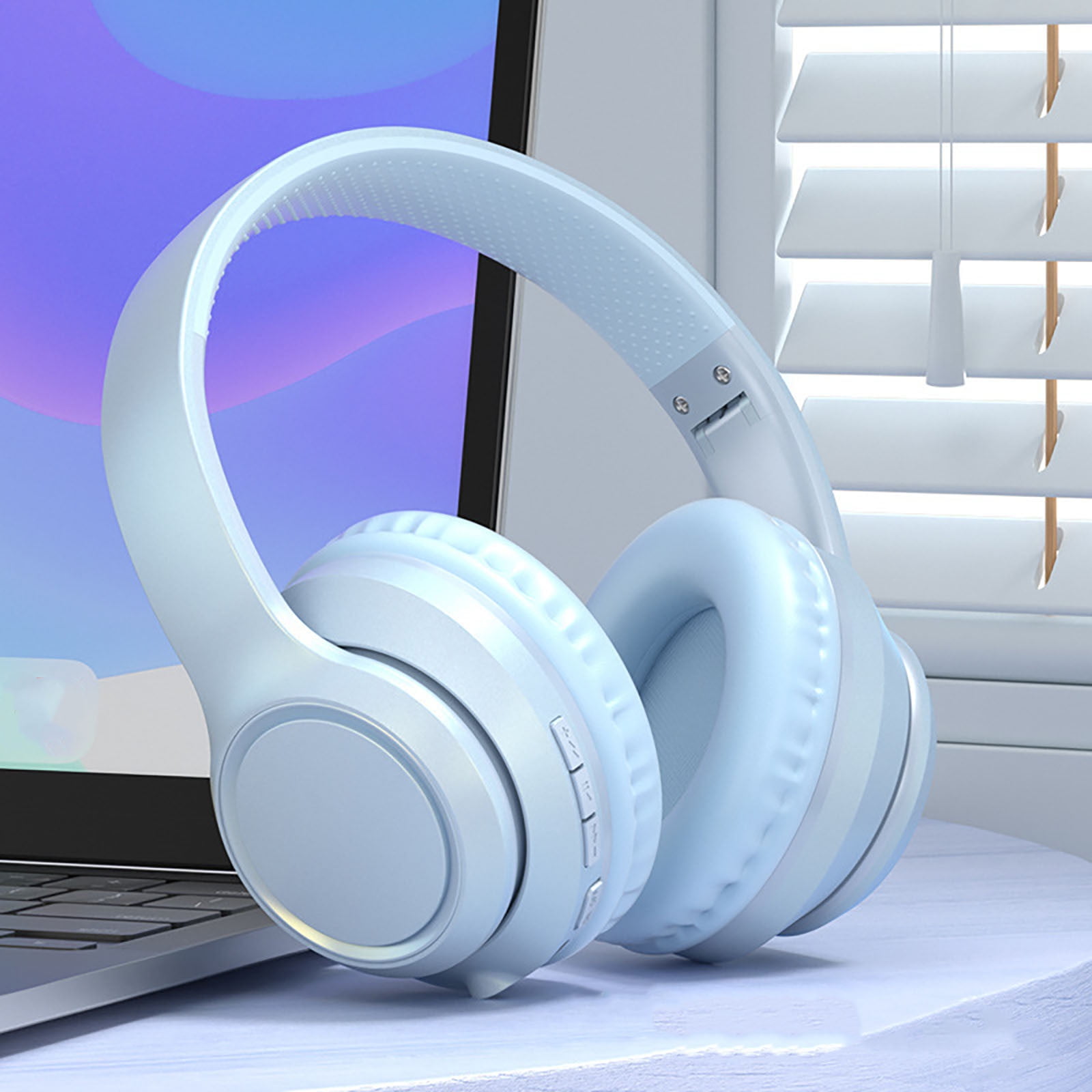 InsCrazy over Ear Wireless Headphones Bluetooth 5.0 Subwoofer Head ...