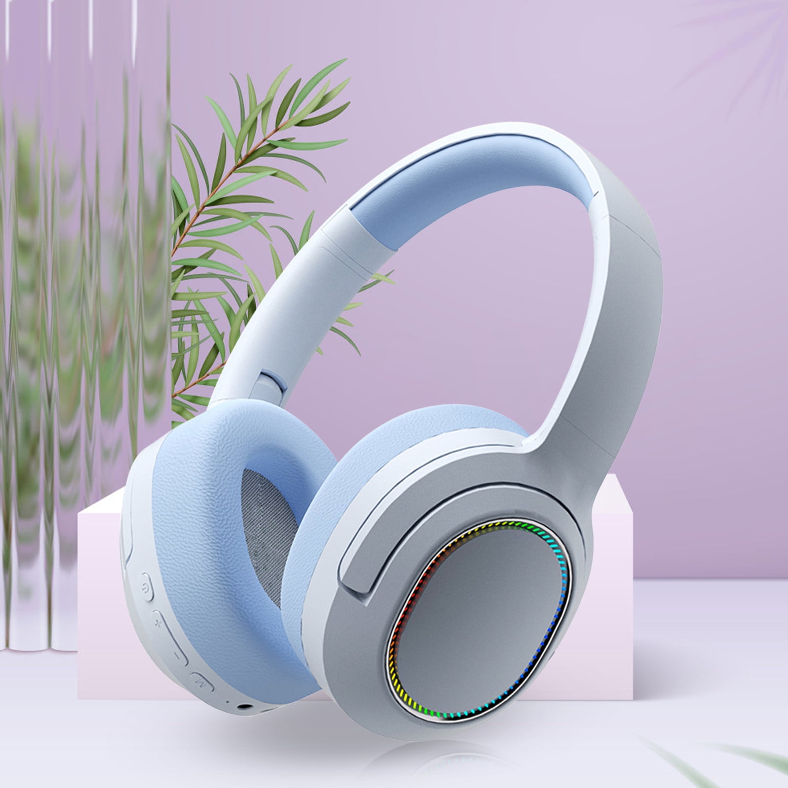 InsCrazy over Ear Wireless Headphones Bluetooth 5.3 Subwoofer Head ...